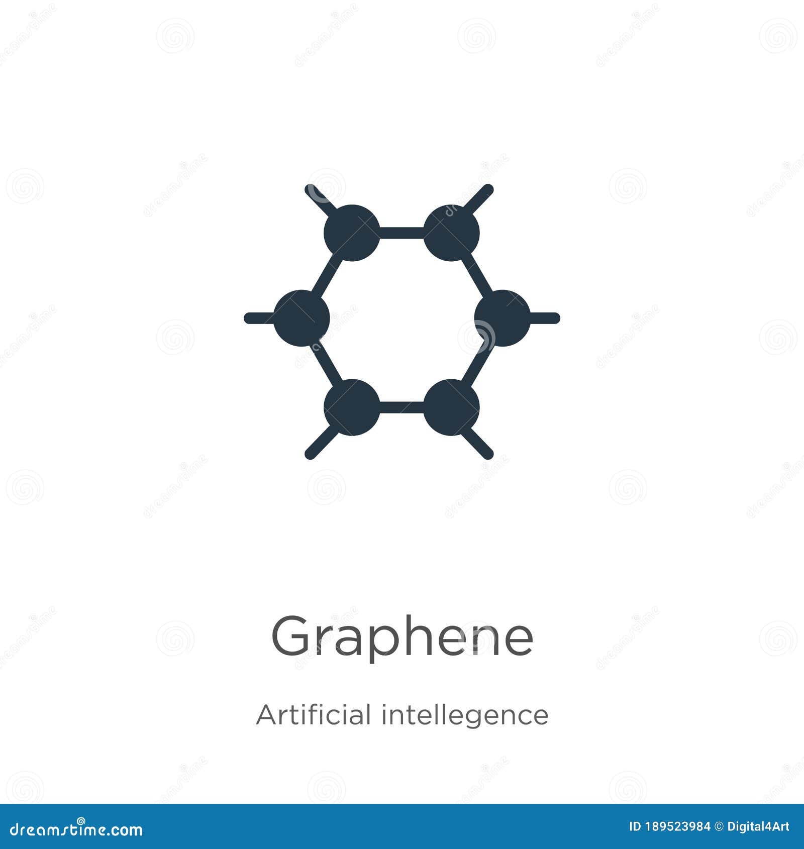 Graphene Icon Vector. Trendy Flat Graphene Icon from Artificial ...