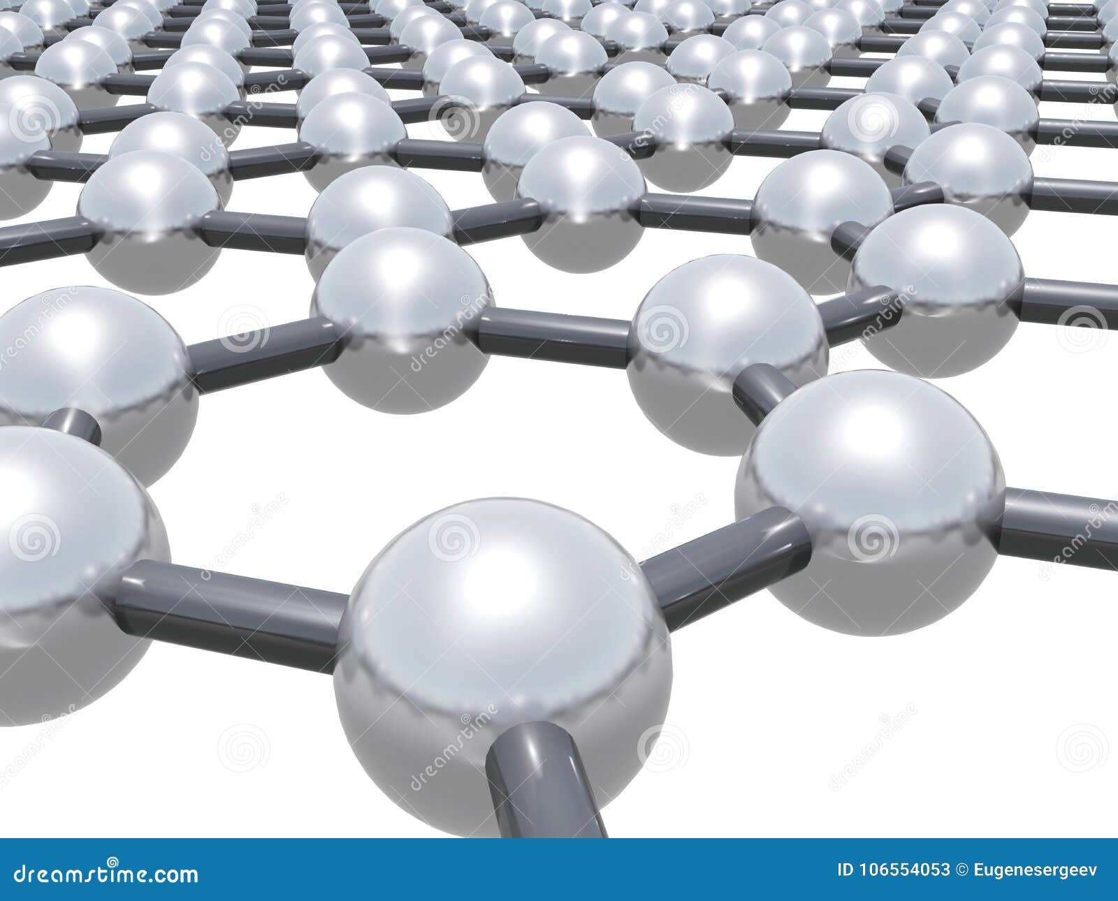 Graphene Layer Structure, Schematic 3d Stock Illustration ... Graphene Layer Structure, Schematic 3d Stock Illustration ...