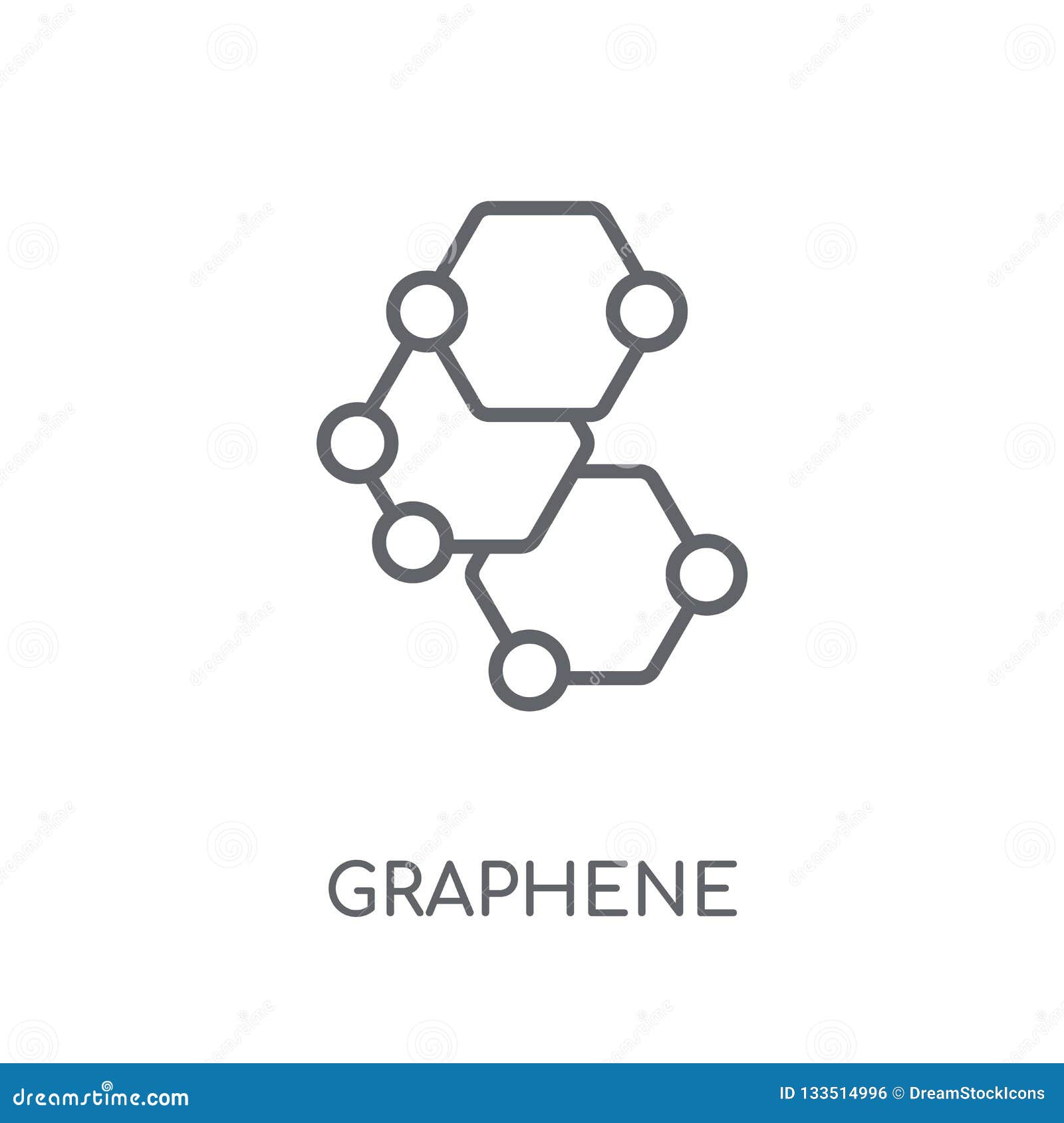 Graphene Linear Icon. Modern Outline Graphene Logo Concept On Wh Vector ...
