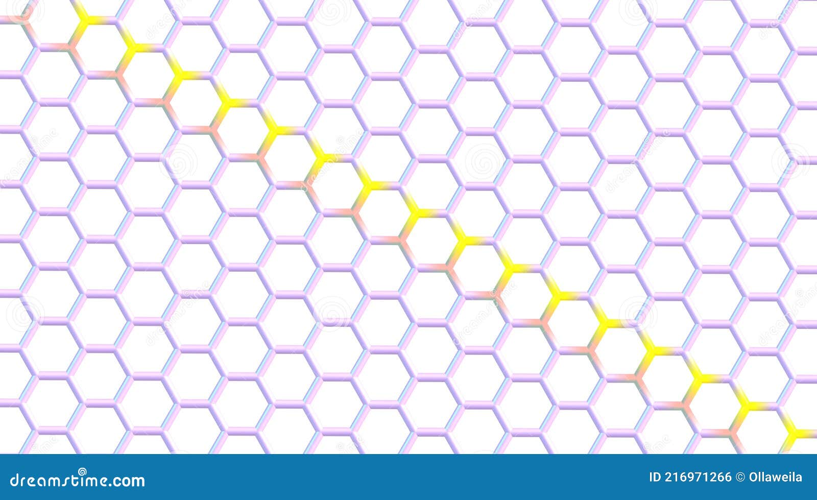 Graphene Single Layer Background, 3D Schematic Molecular Structure ...