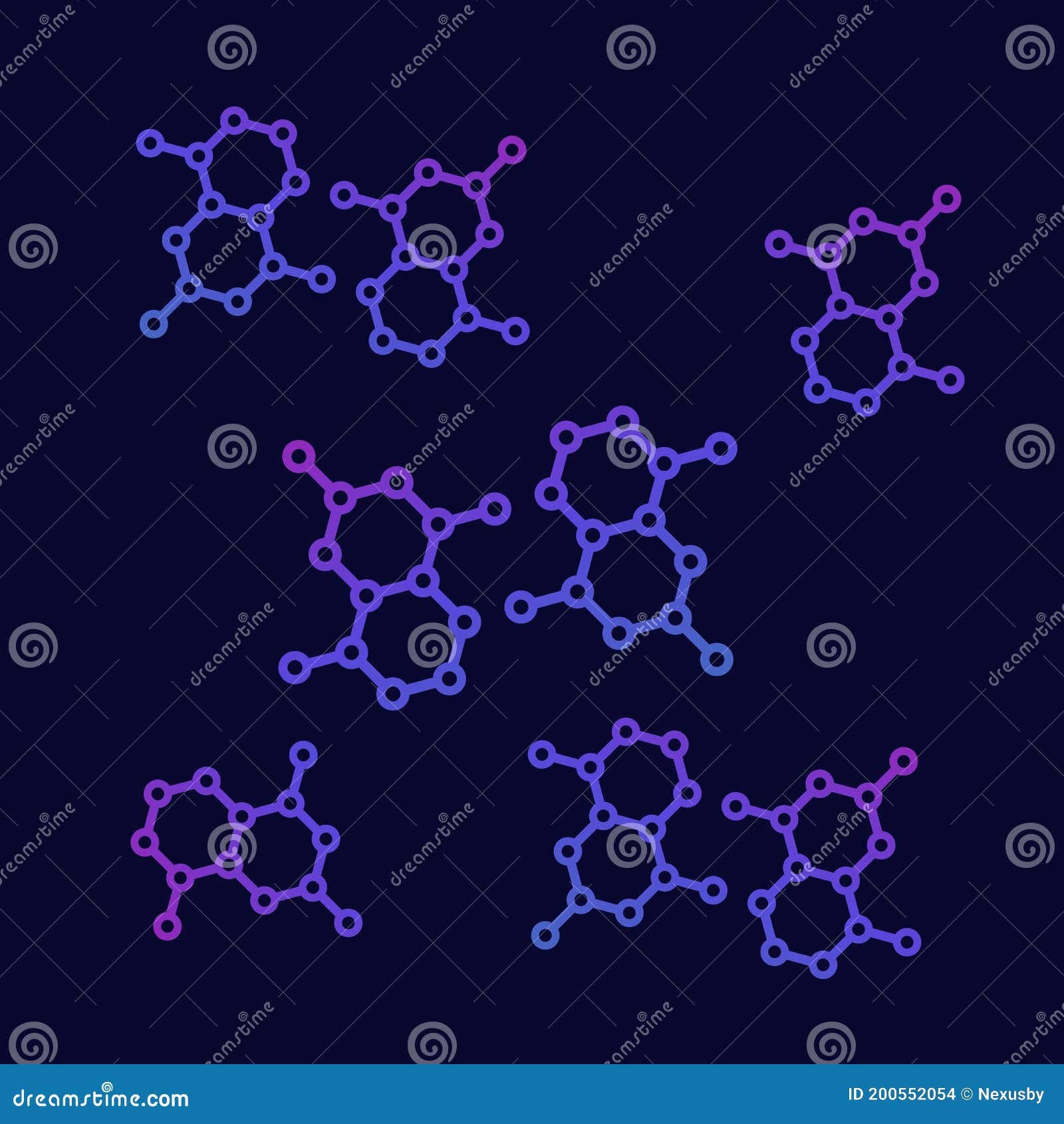 Graphene, Nano Structures Vector Illustration Stock Vector ...