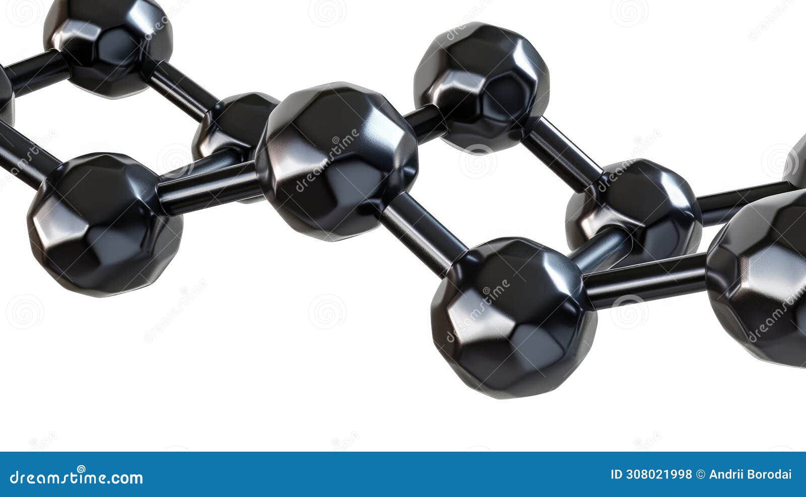 Graphene Nanostructure: Advanced Molecular Rendering. Stock ...