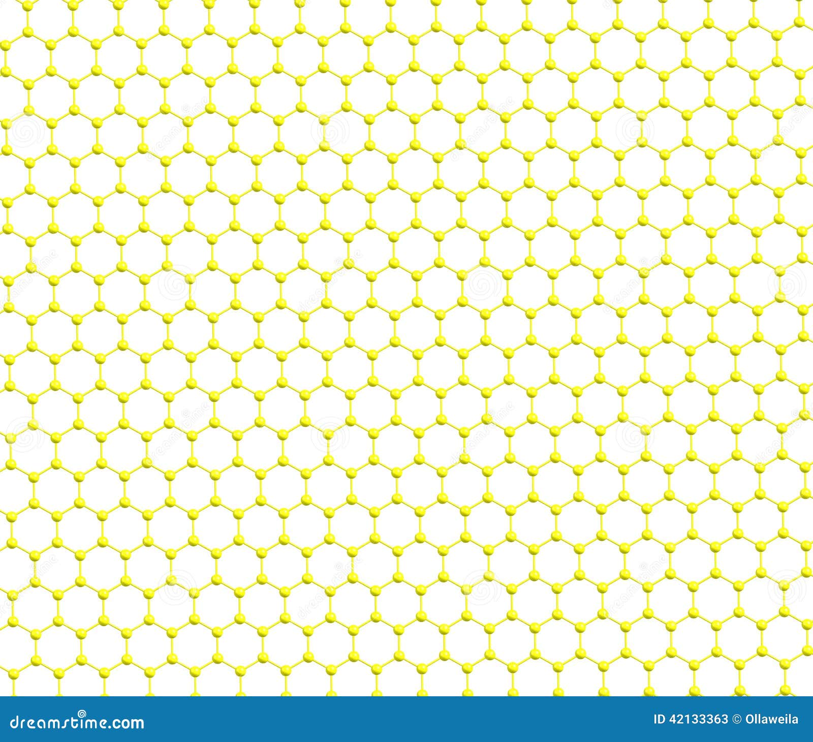 Graphene Sheet on white stock illustration. Illustration of square ...