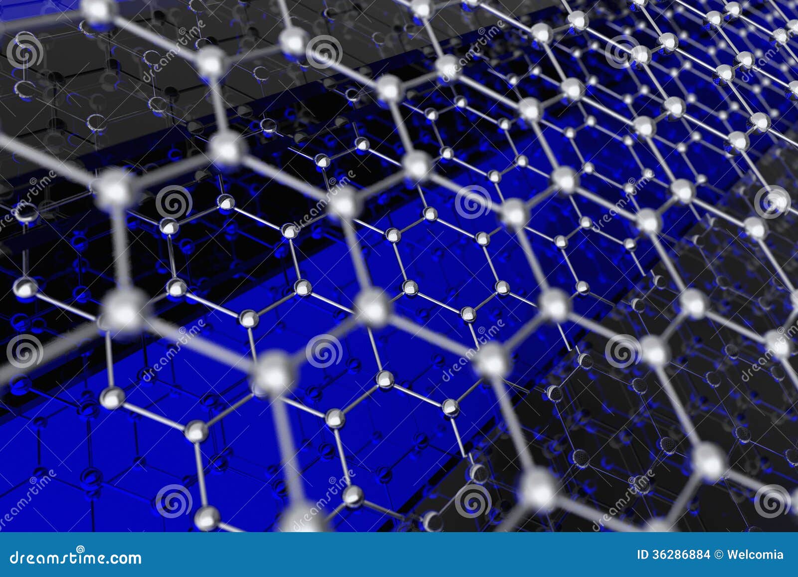 Graphene Structure Illustration Stock Photo | CartoonDealer.com #36286884