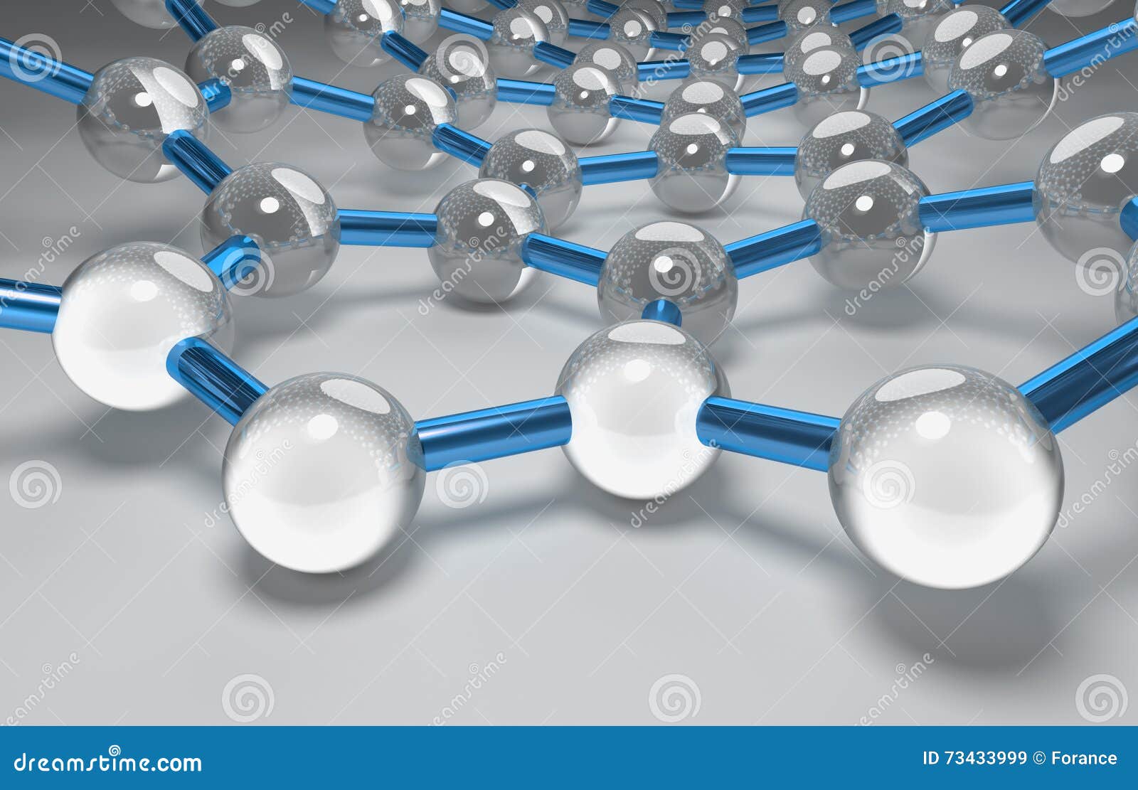 Carbon 60 Nanostructure Called Fullerene Scattered On The Black ...