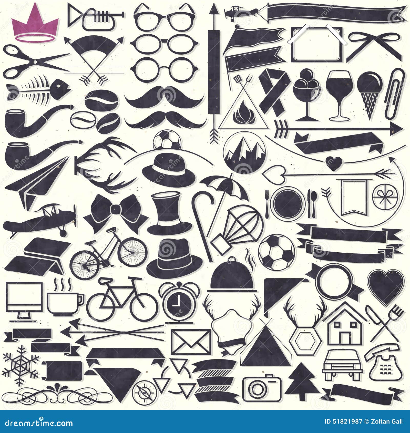 Graphhics Del Vector Estilo Del Inconformista Ilustración del Vector ...