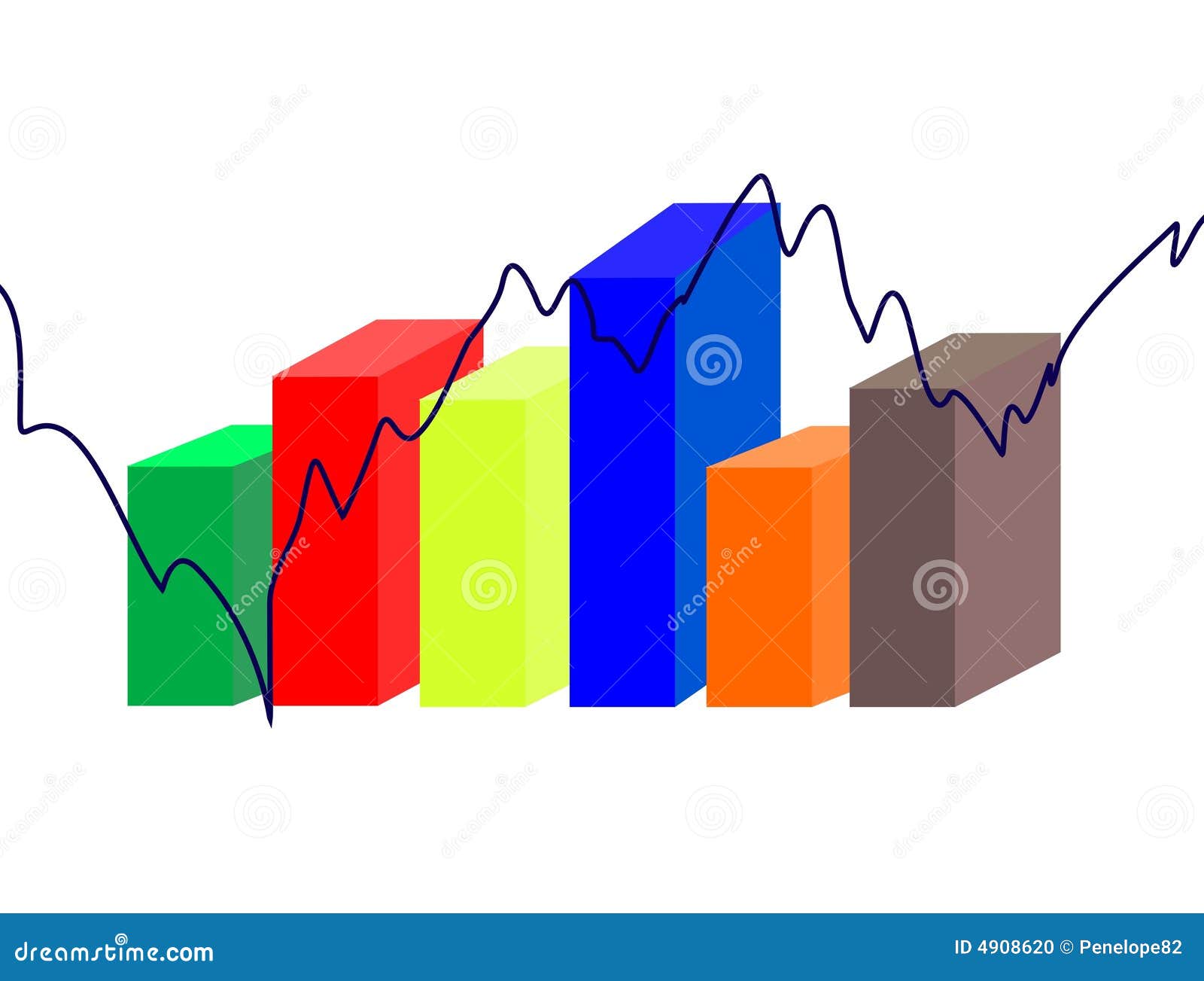 Graphic stock illustration. Illustration of counting, bars - 4908620