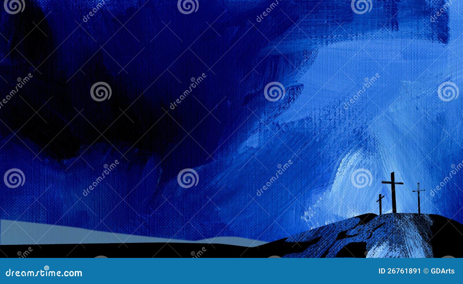 Graphic Abstract Background Calvary Cross Blue Stock Illustration ...