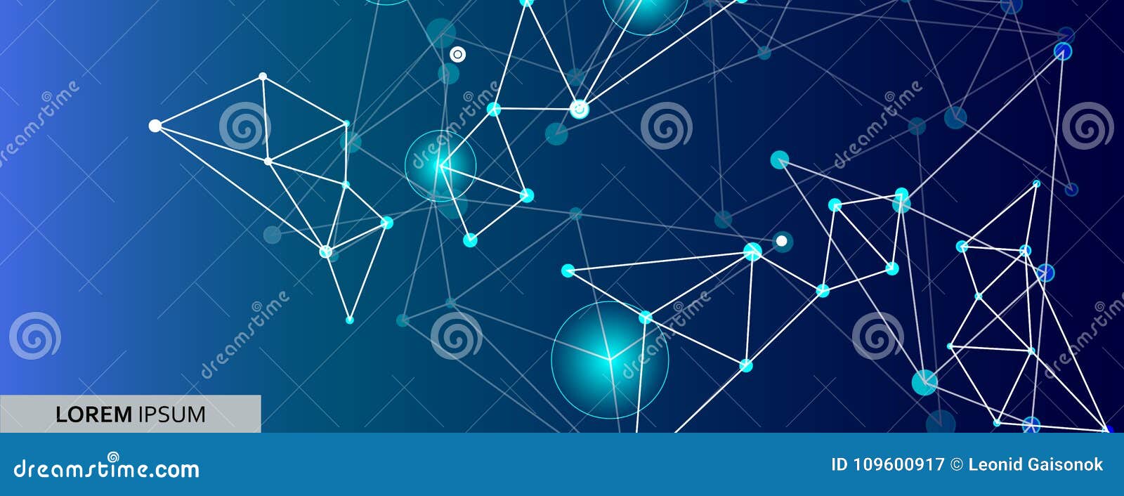 Graphic Abstract Background. Connect Visualization with Dots and Lines ...