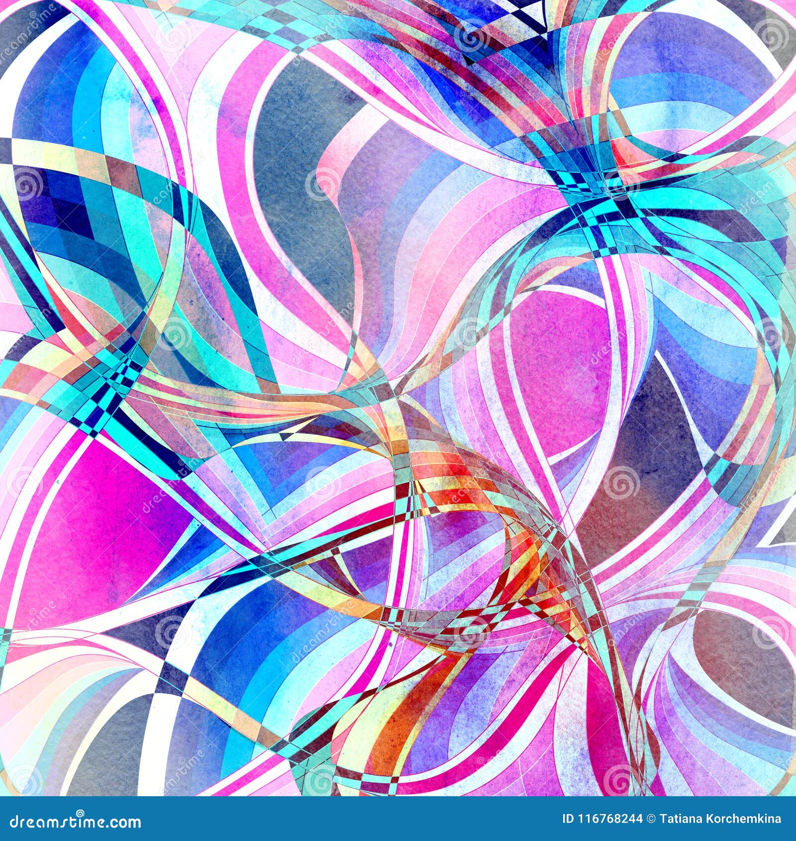 Graphic Abstract Light Waves Stock Illustration - Illustration of ...