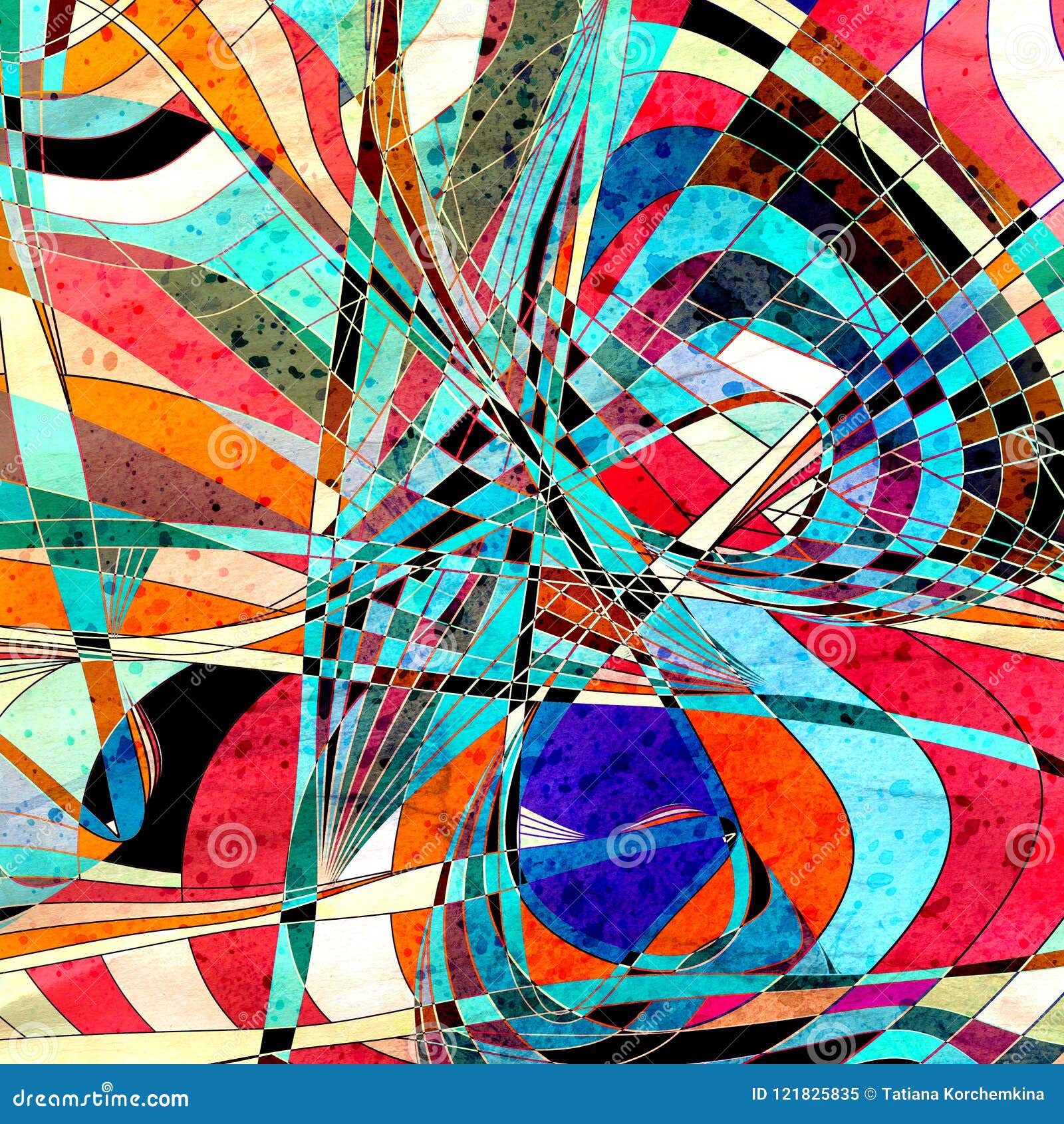 Graphic Abstract Light Waves Stock Illustration - Illustration of ...