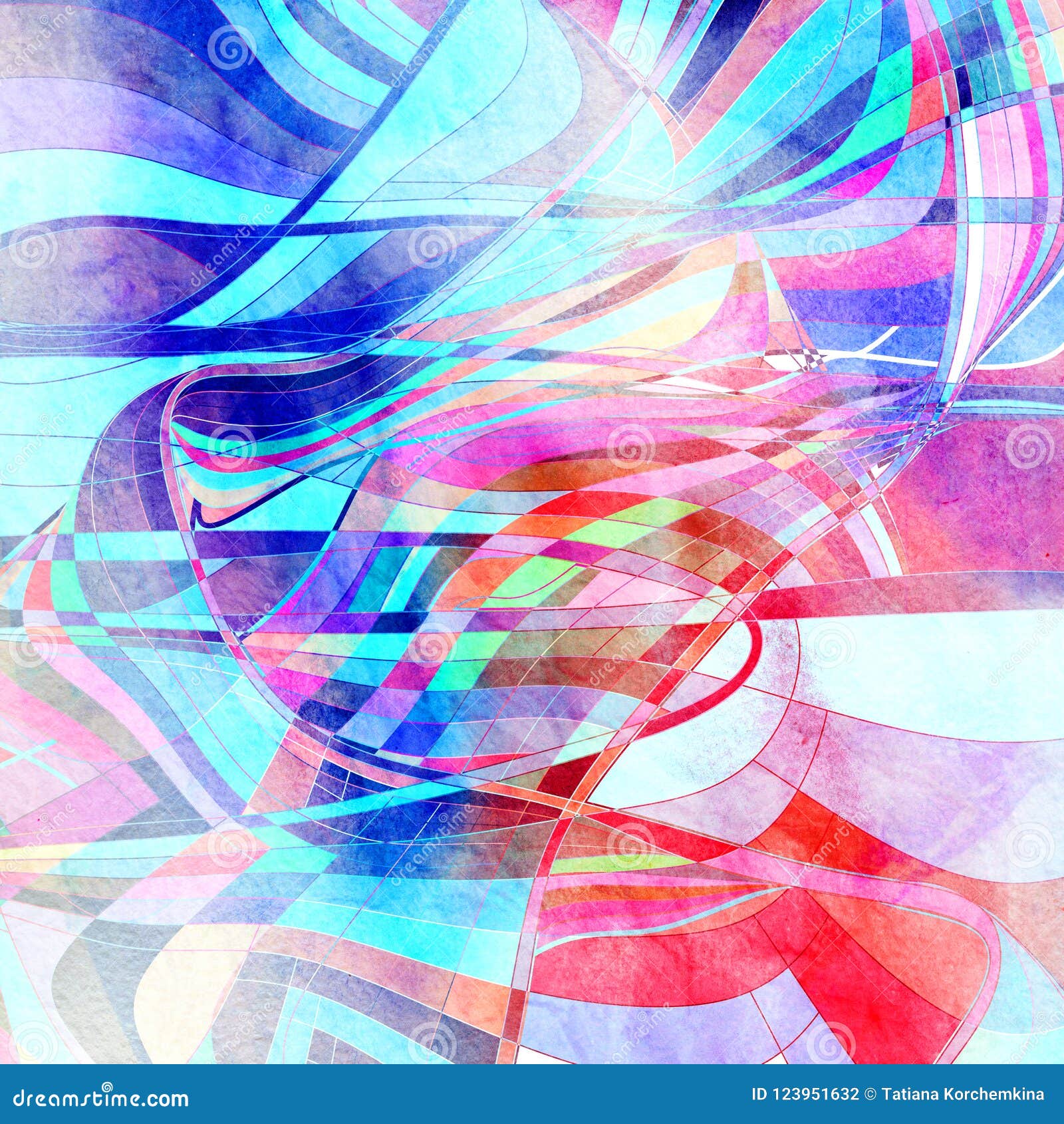 Graphic Abstract Light Waves Stock Illustration - Illustration of ...