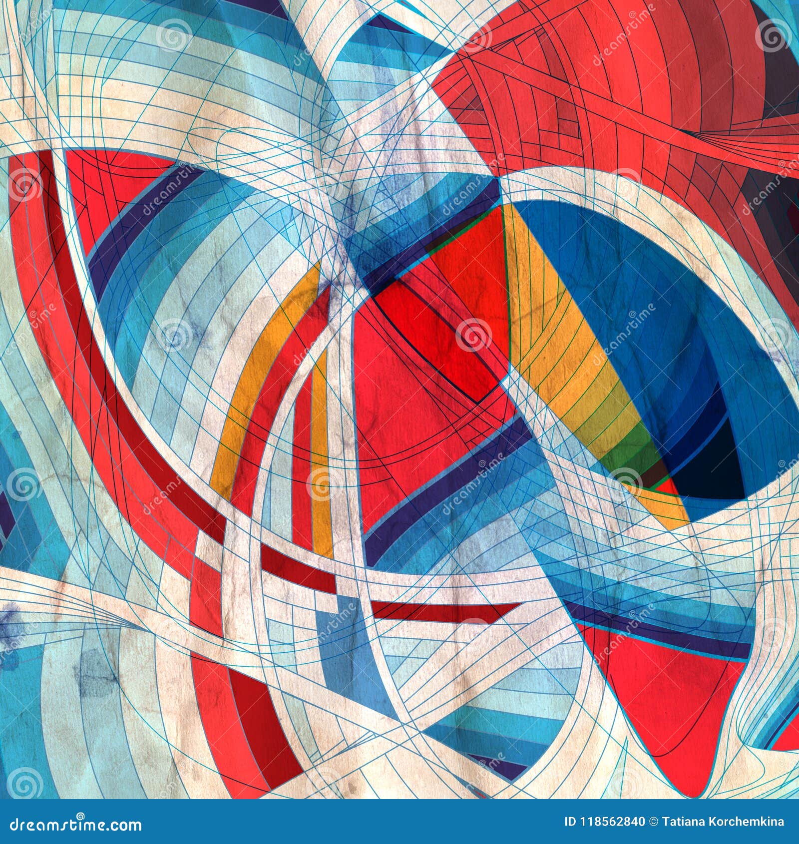 Graphic Abstract Light Waves Stock Illustration - Illustration of ...