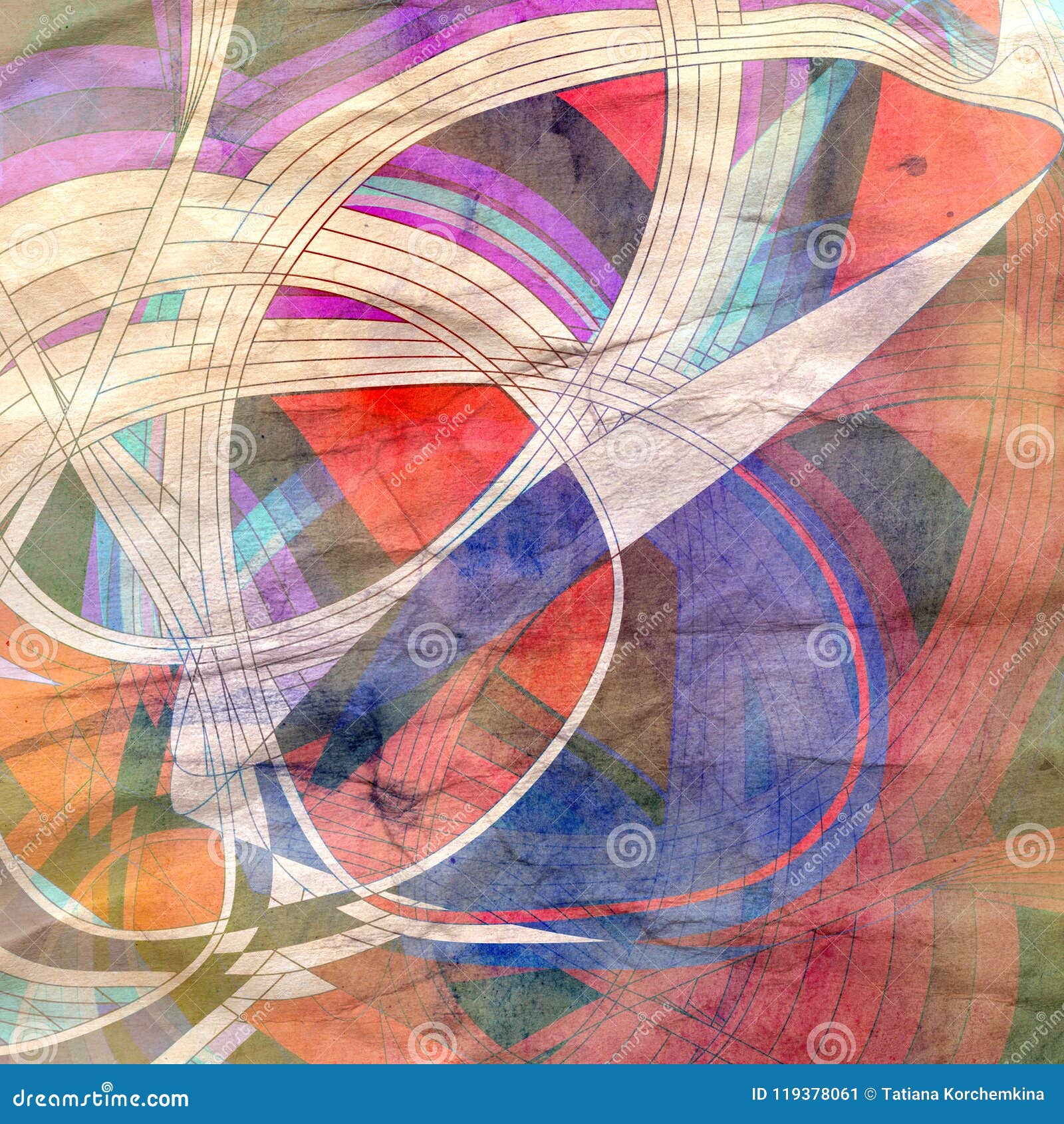 Graphic Abstract Light Waves Stock Illustration - Illustration of ...