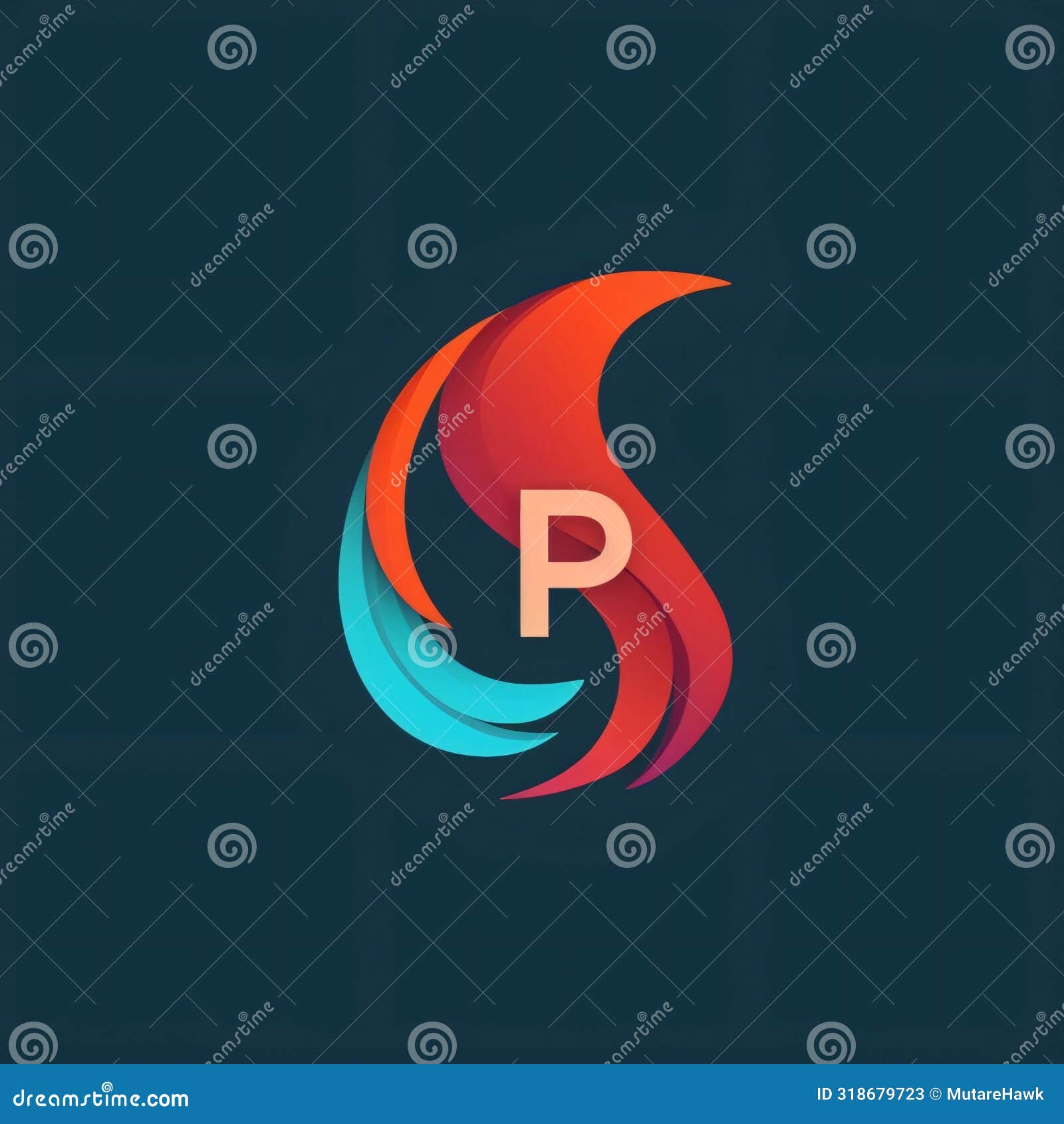 Abstract Letter P Logo. Vector Design Template Elements for Your ...