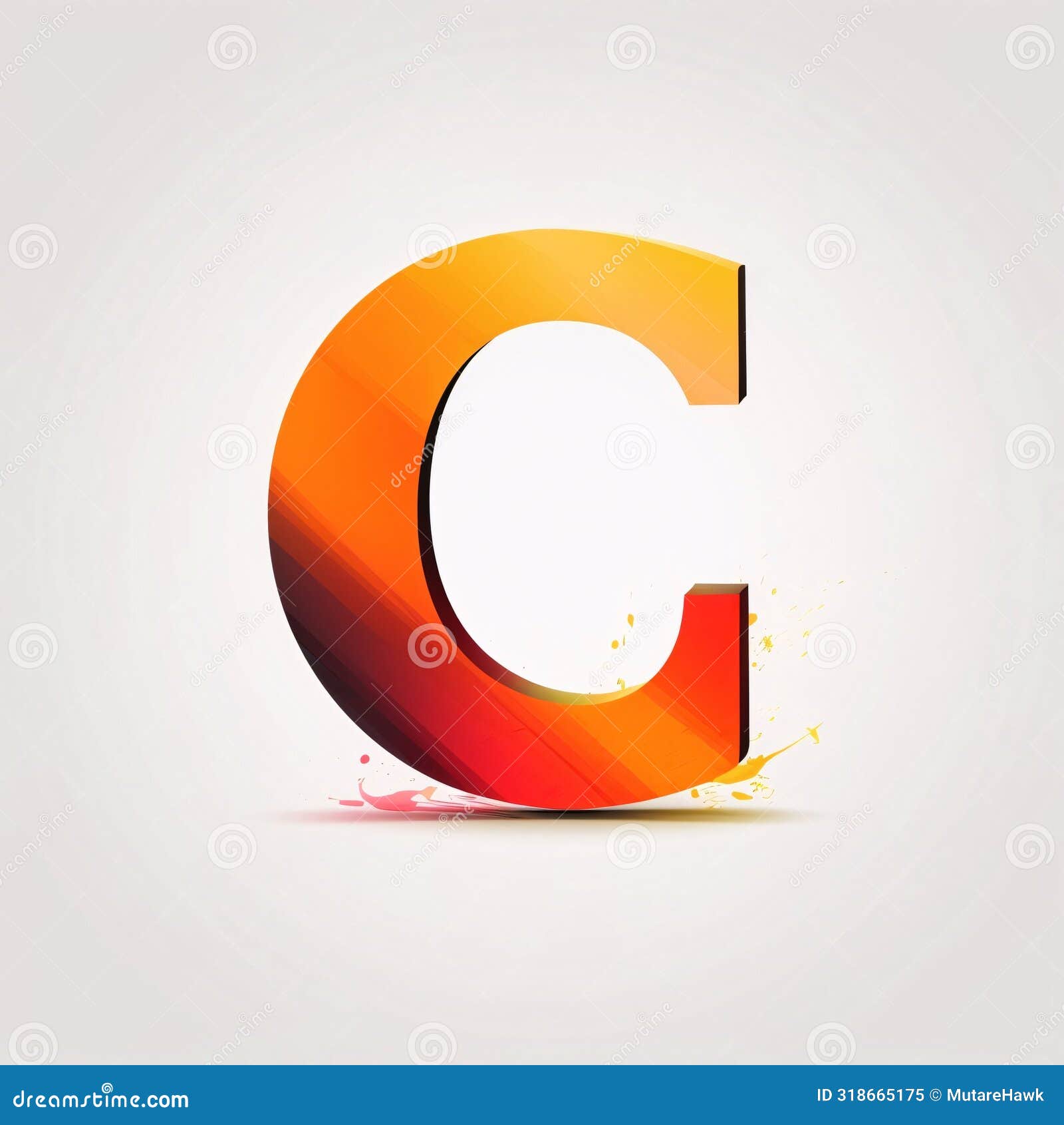 Vector Letter C Icon. Design Template Elements for Your Application or ...
