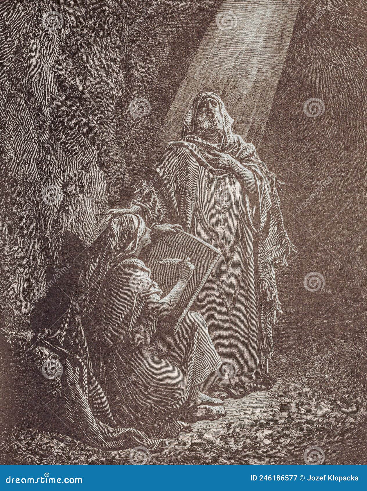 Graphic Art from Gustave Dore Published in the Holy Bible. Editorial ...