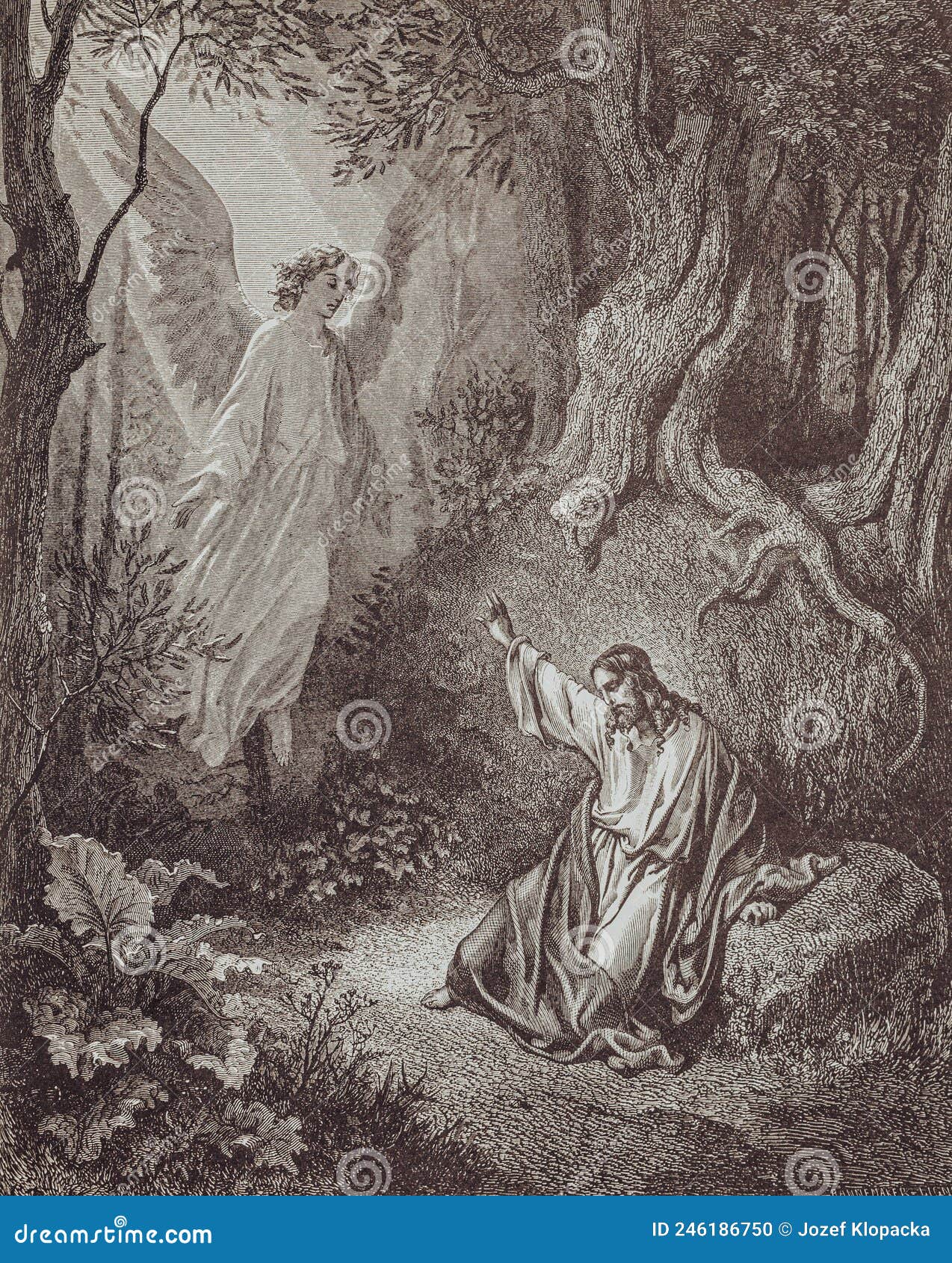 Graphic Art from Gustave Dore Published in the Holy Bible. Editorial ...