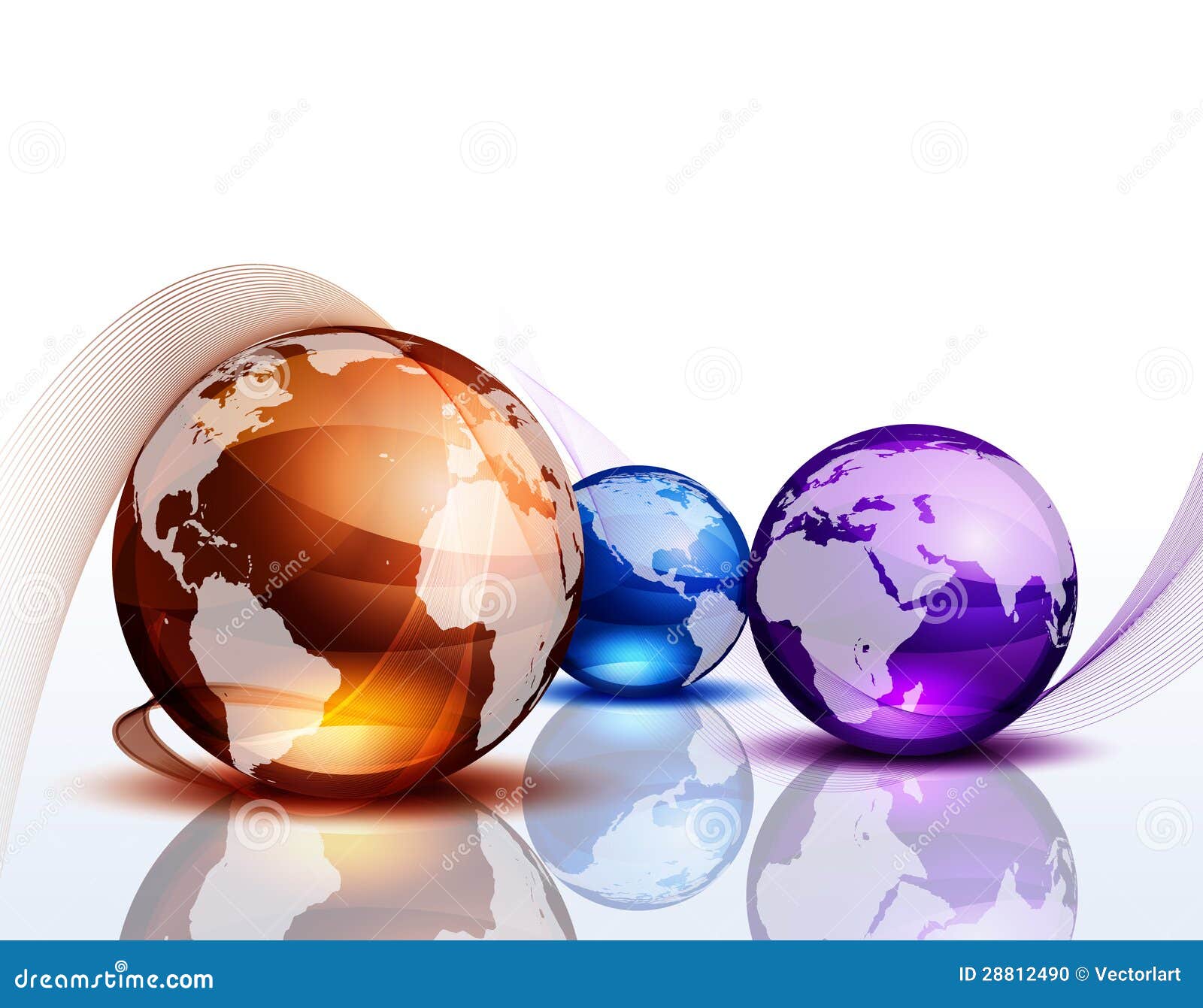 Row Of Color Globes Royalty-Free Stock Image | CartoonDealer.com #10456294