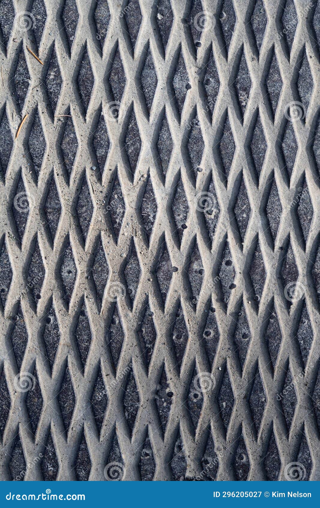Graphic Background of Diamond Shaped Pattern in Light and Dark Metal ...