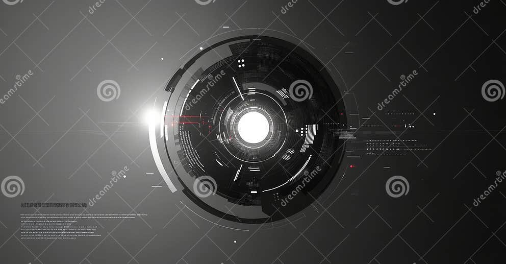 A Graphic Background with Space for Copy in an Abstract Technology ...