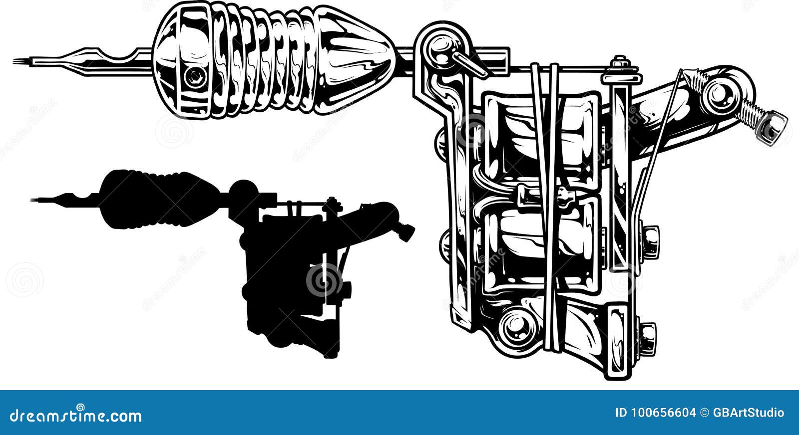 Tattoo Machine Vector | CartoonDealer.com #44224956
