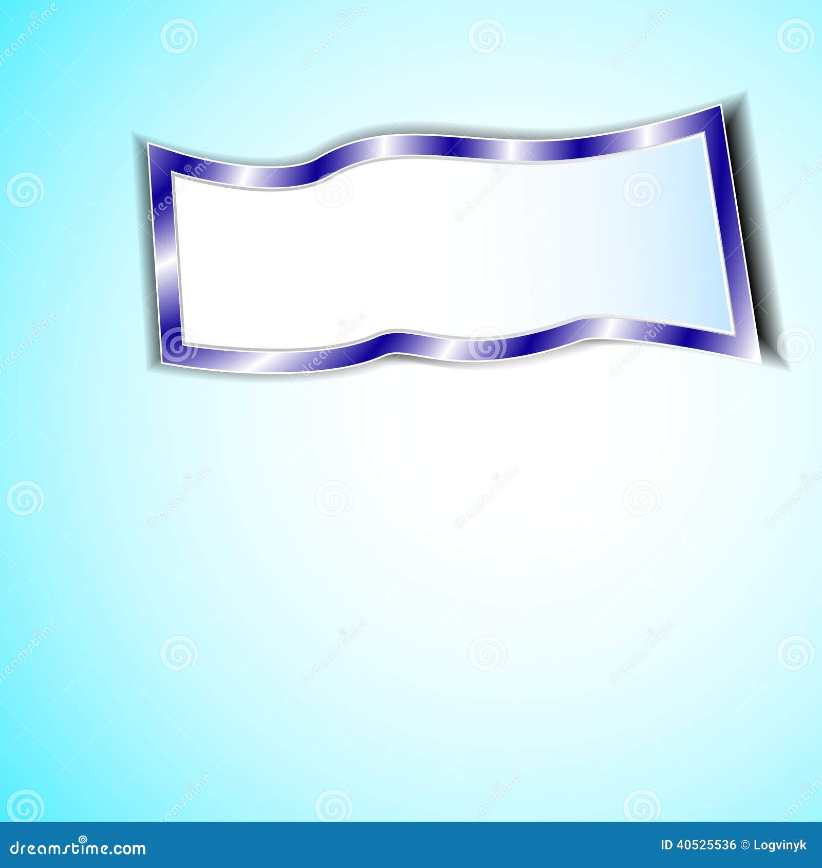 Graphic Blue Background for Text and Message Stock Illustration ...