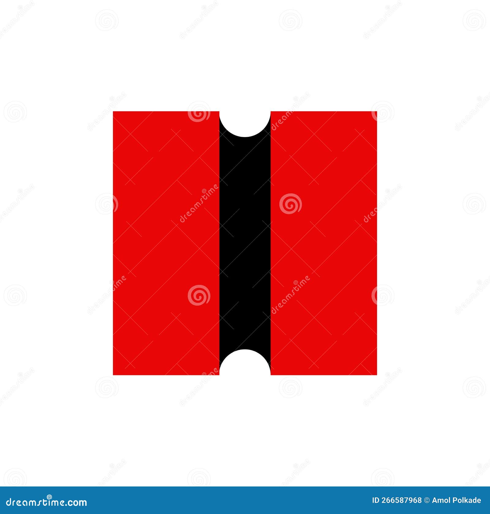 Graphic Bold H Red Monogram. H Company Initial Letter Icon Stock Vector ...