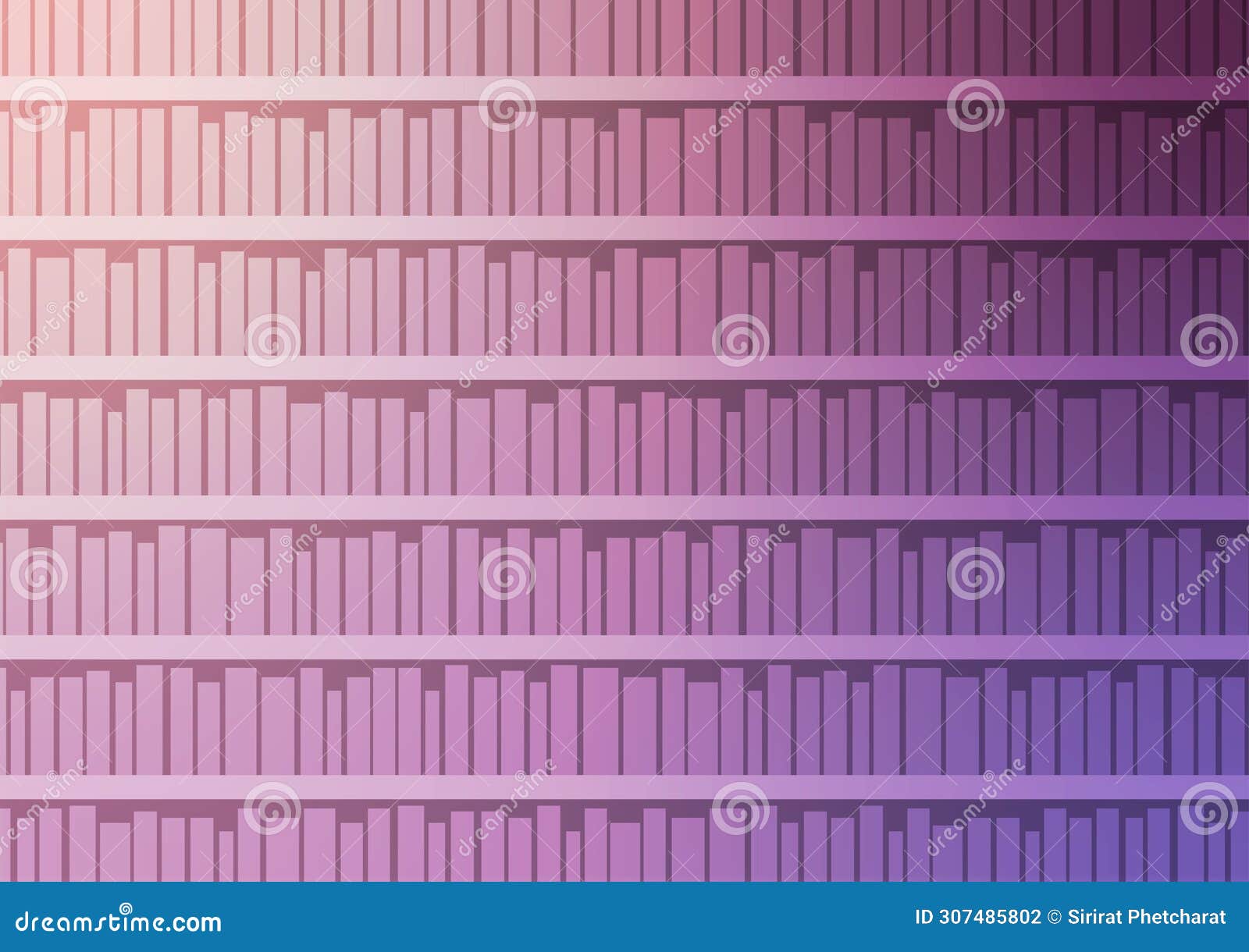 Graphic Bookshelf Violet Pattern Purple Minimal Background Stock Vector ...