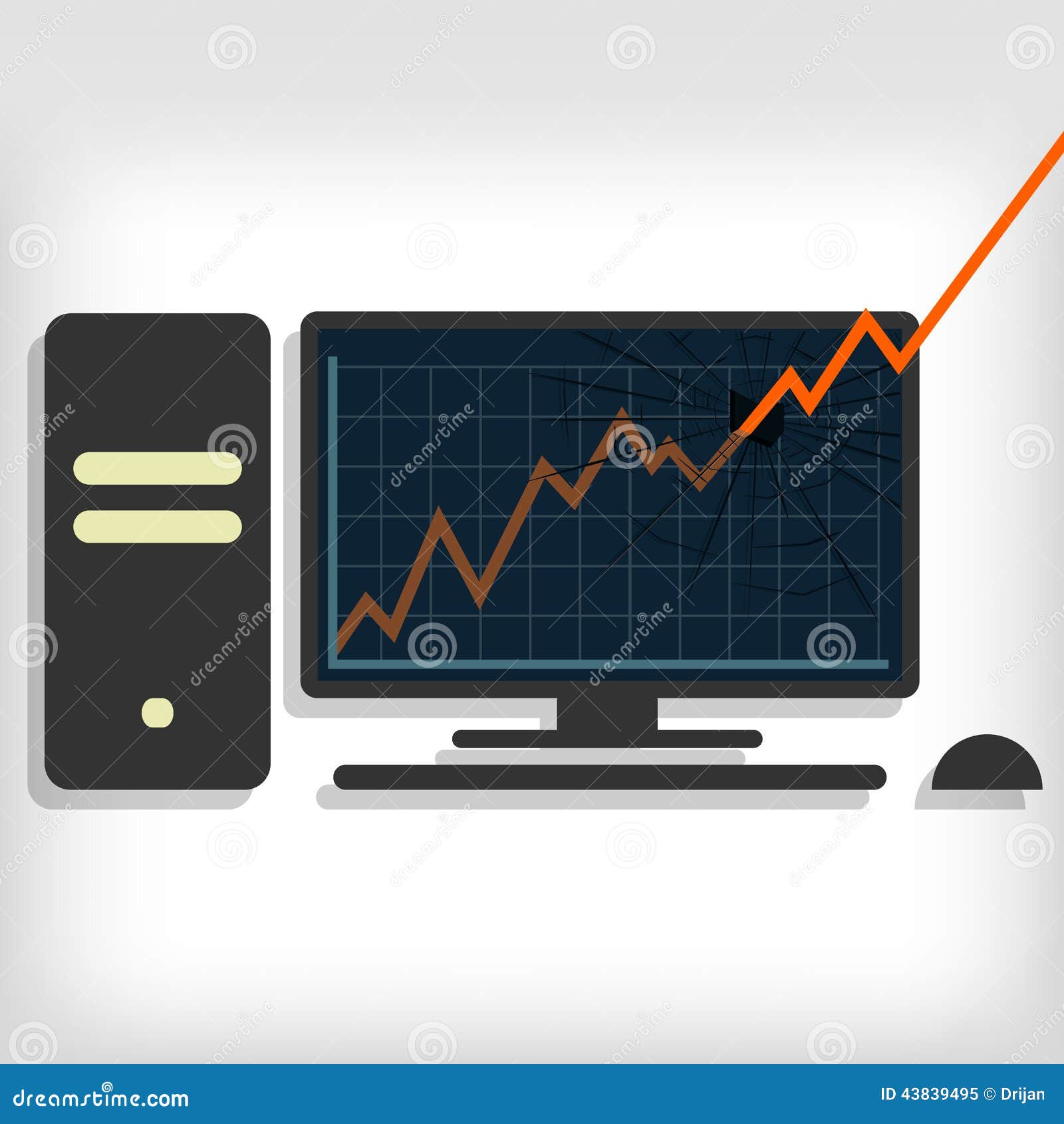Graphic Breaking Pc Monitor Stock Illustrations – 5 Graphic Breaking Pc ...