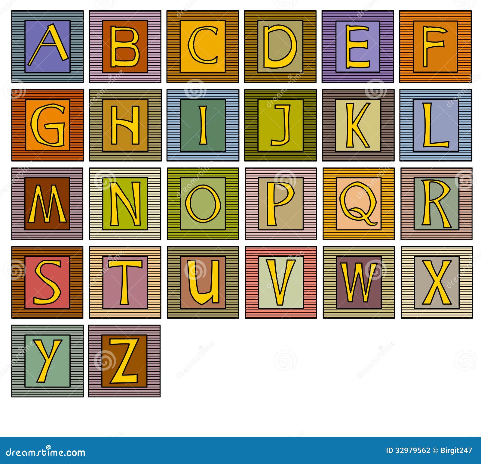 Graphic Capital Fonts stock vector. Illustration of vector - 32979562