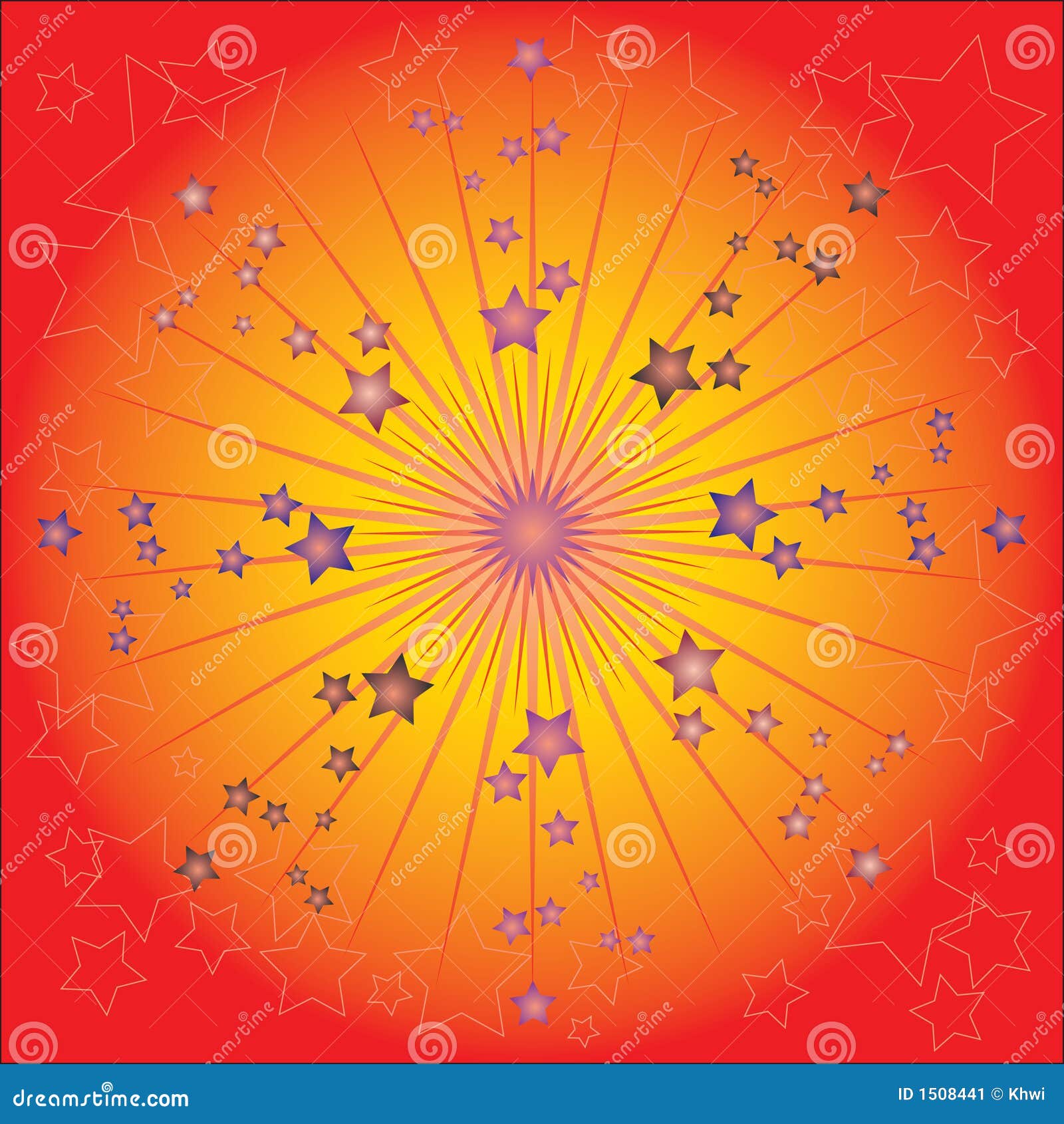 Graphic Celebration of Stars Stock Vector - Illustration of warm ...