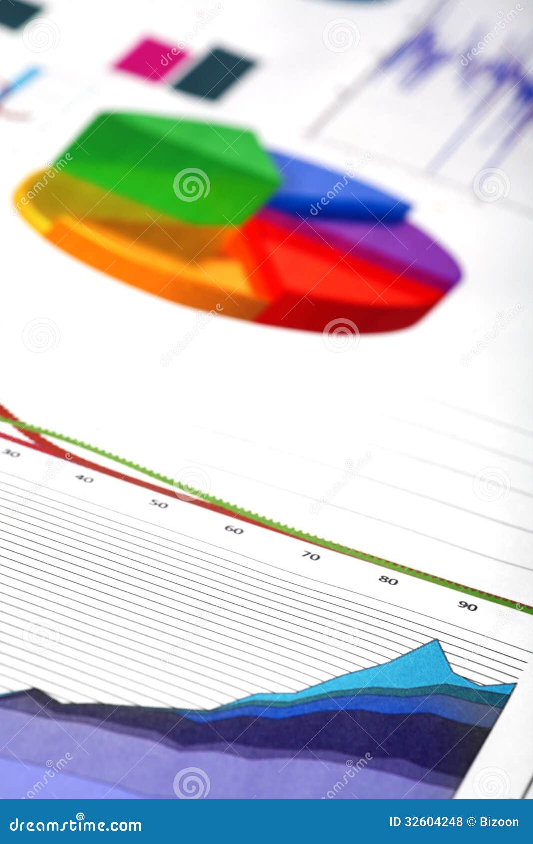 Graphic charts stock photo. Image of information, chart - 32604248