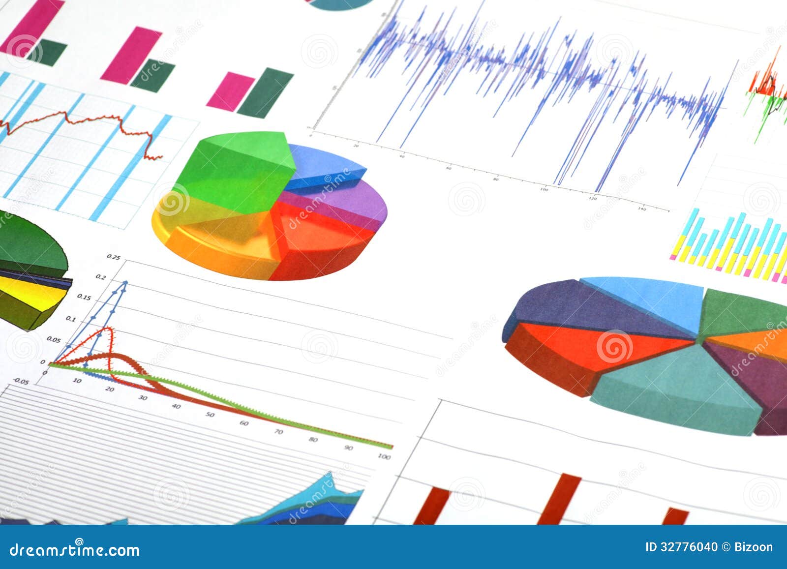 Graphic charts stock photo. Image of data, diagram, infochart - 32776040