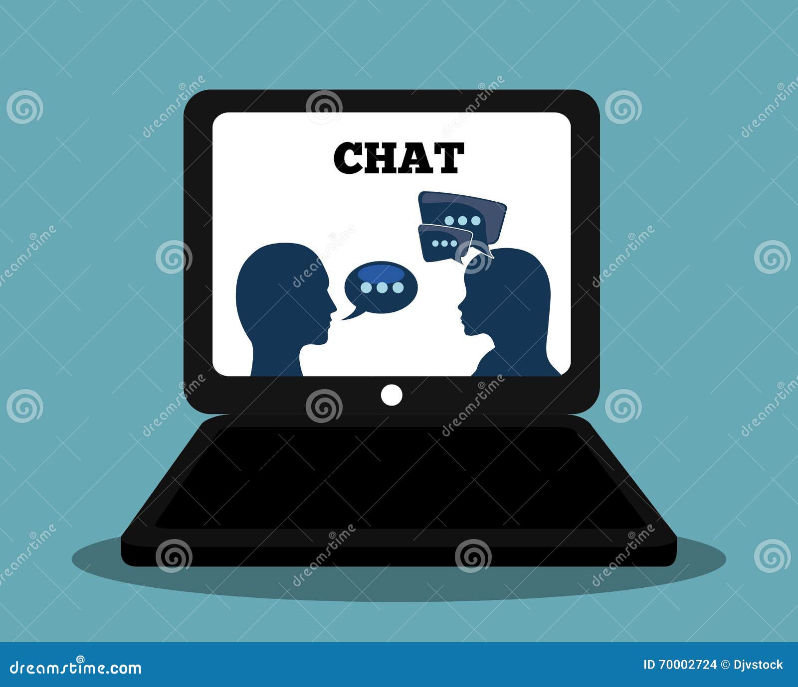 Graphic of Chat Design, Editable Vector Stock Vector - Illustration of ...