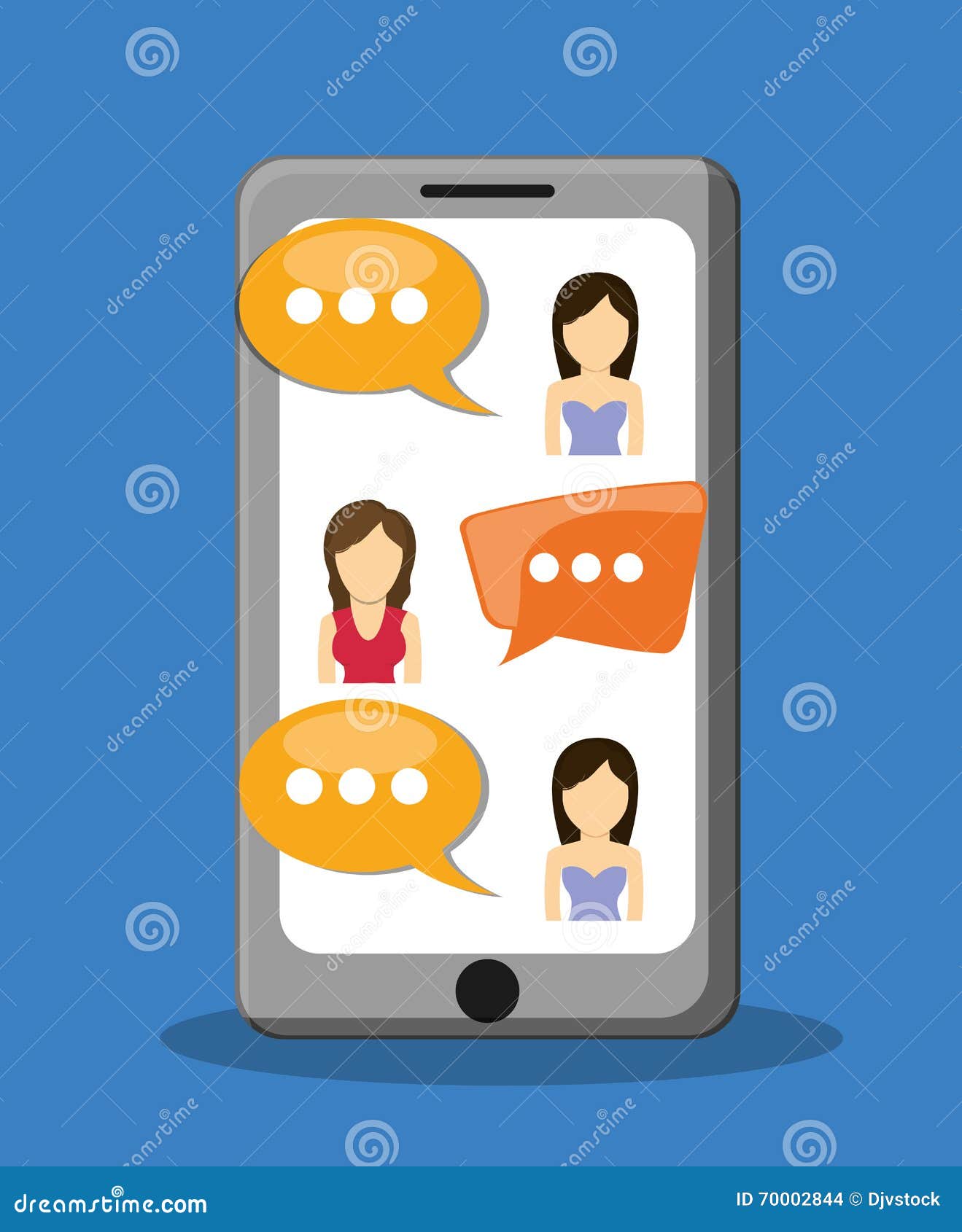 Graphic of Chat Design, Editable Vector Stock Vector - Illustration of ...