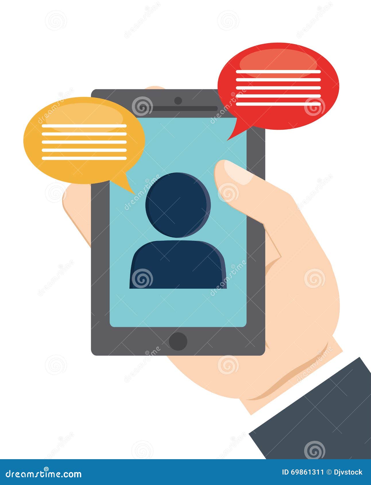 Graphic of Chat Design, Vector Illustration Stock Vector - Illustration ...