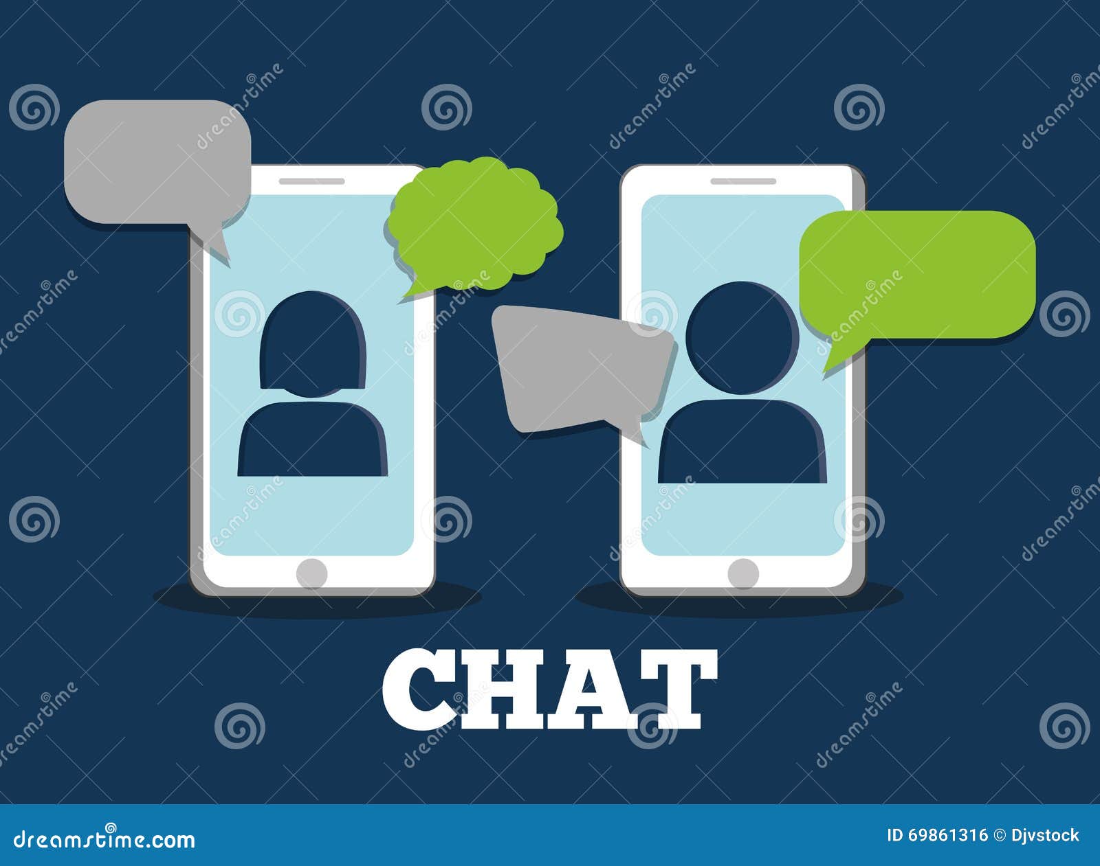 Graphic of Chat Design, Vector Illustration Stock Vector - Illustration ...