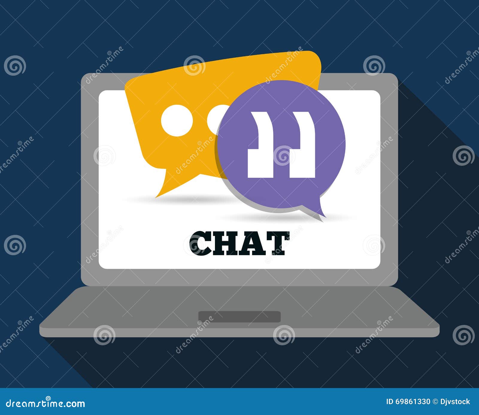 Graphic of Chat Design, Vector Illustration Stock Vector - Illustration ...