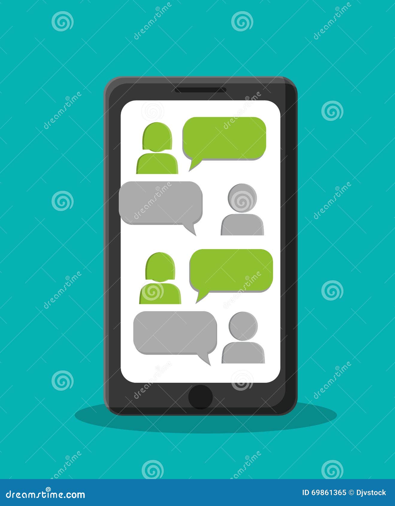 Graphic of Chat Design, Vector Illustration Stock Vector - Illustration ...