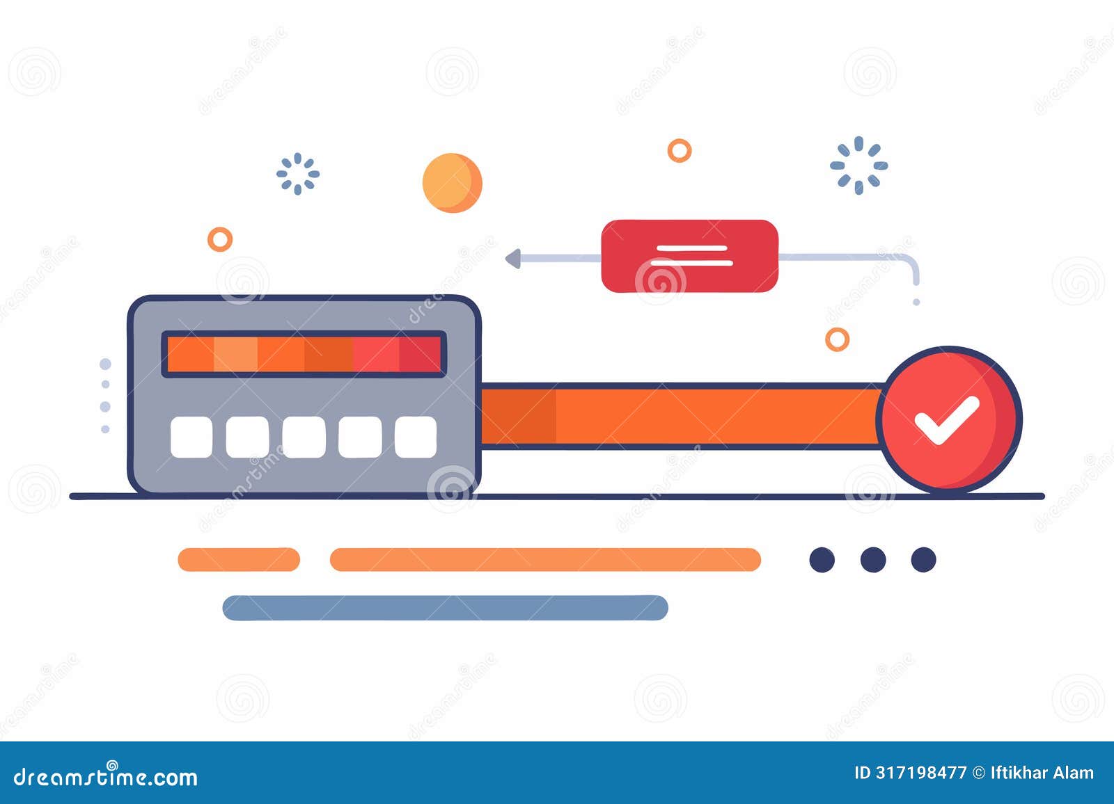 Graphic of a Check Mark Symbol and an Empty Check Box in a Simplistic ...