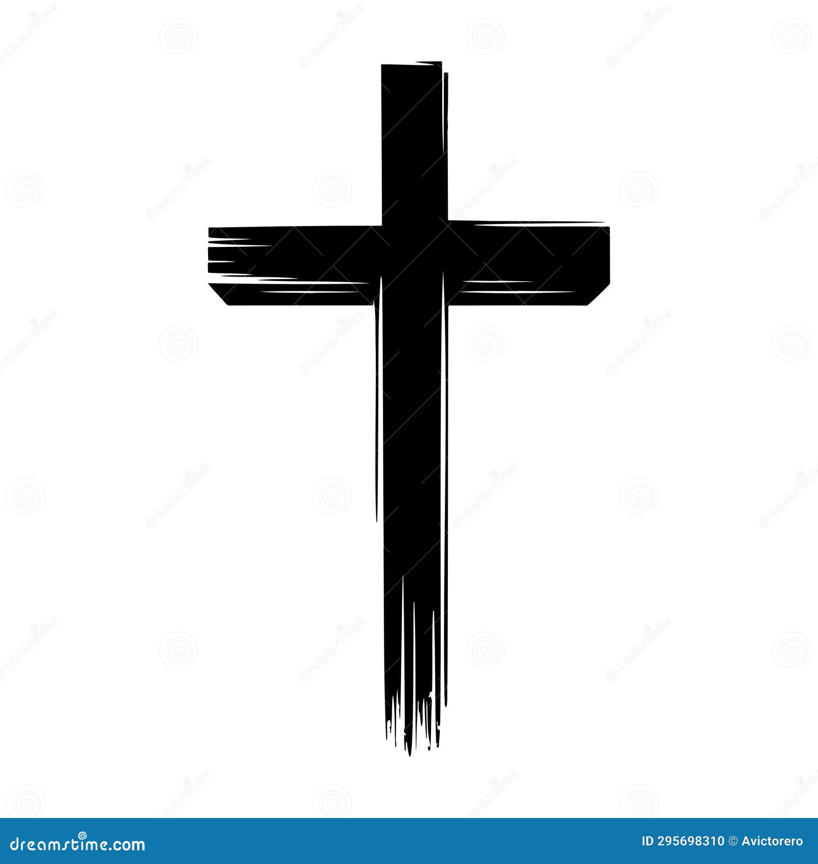 Graphic Christian Cross Symbol Icon Stock Vector - Illustration of ...