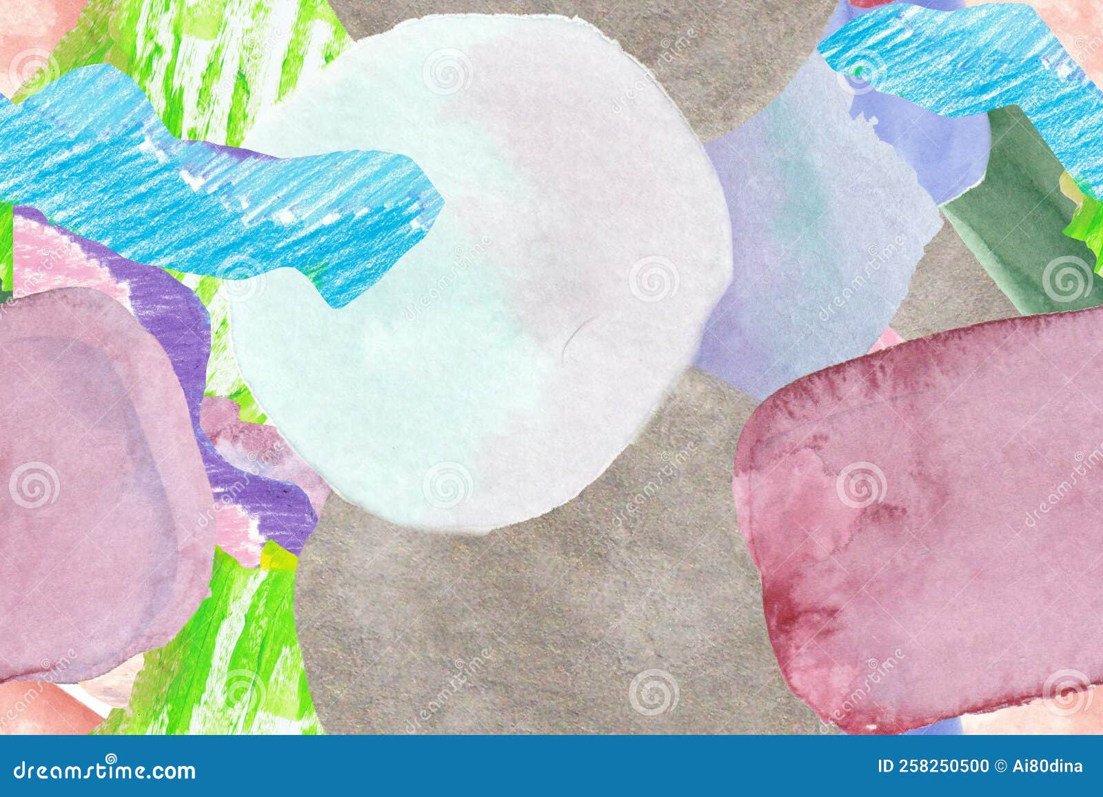 Graphic Contemporary Geometric Collage Elements. Random Creative Paper ...