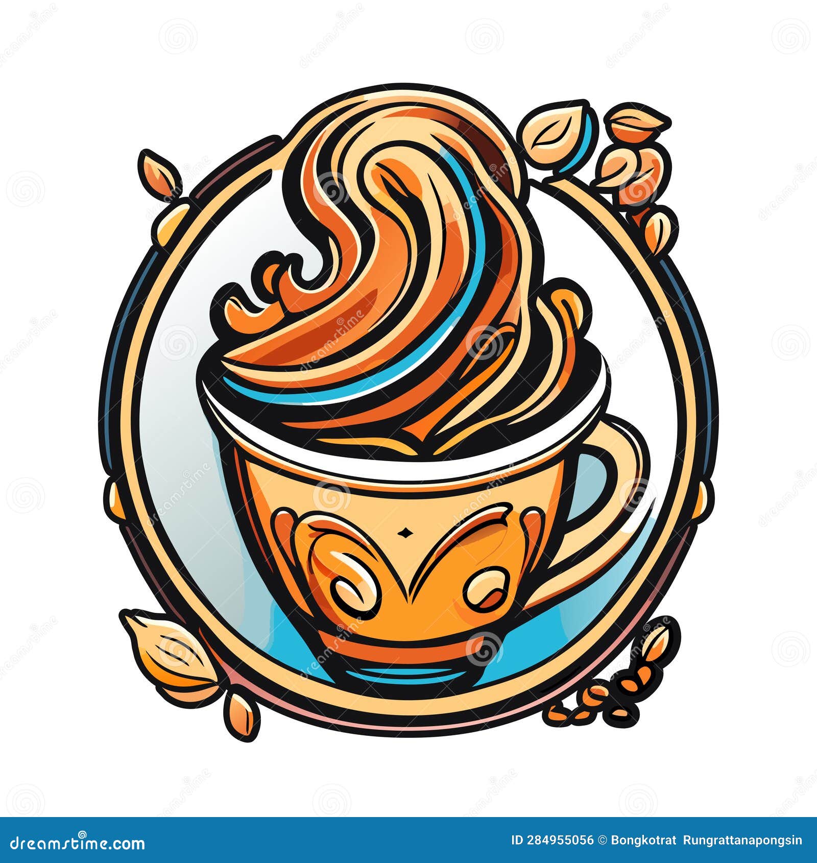 Graphic of Cute Coffee Cup Vector Stock Vector - Illustration of drink ...