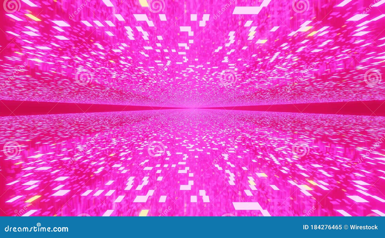 Graphic 3D Rendering Illustration of Pink and White Lights - Perfect ...