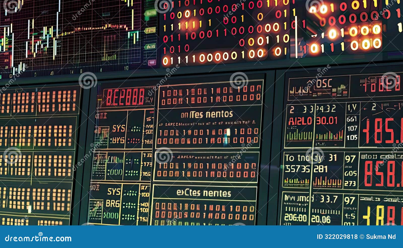 Illustrative Background of Graphic Depicting a Stock Market Stock ...
