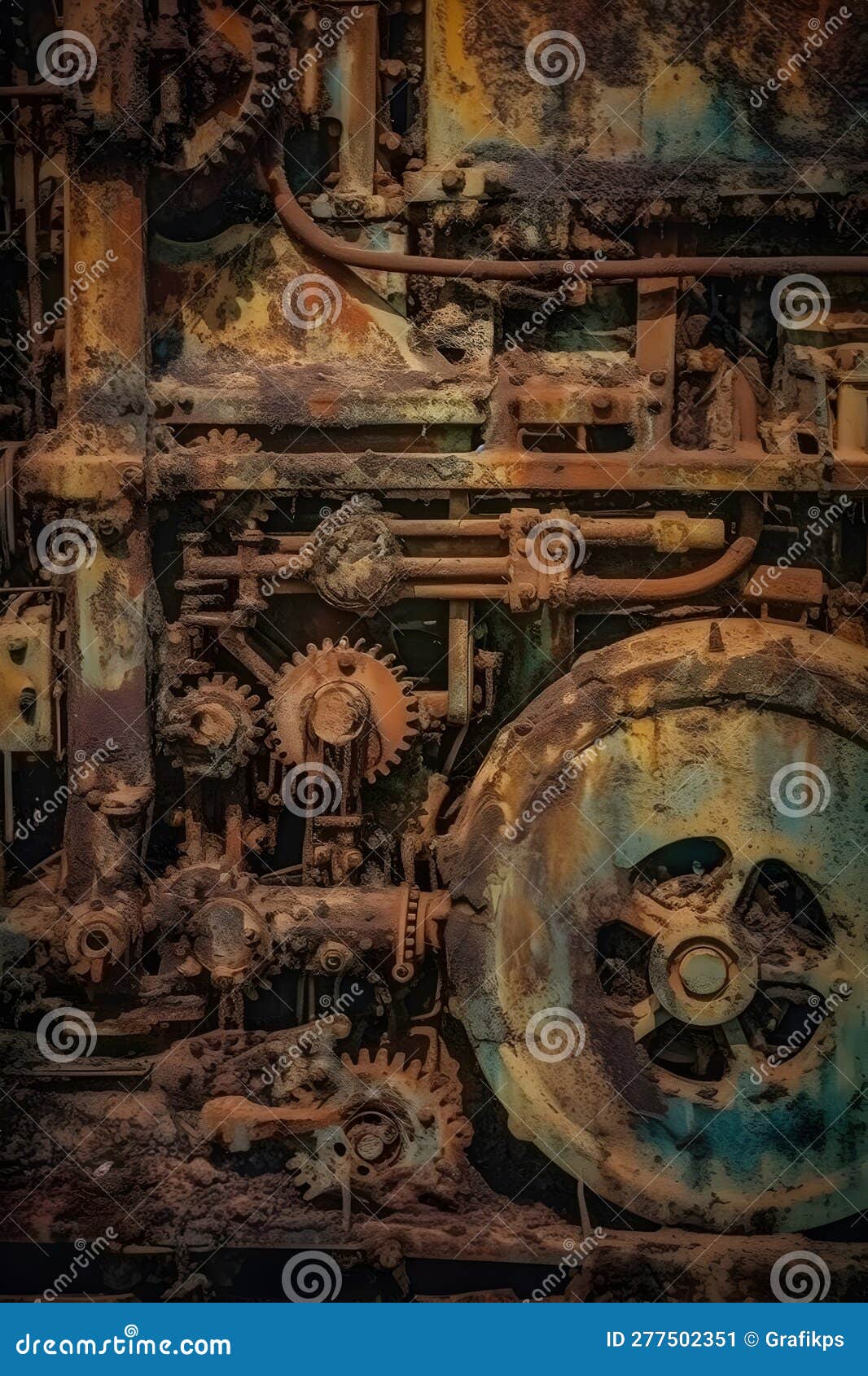 Abstract Background with Undefined Shapes and Colors. Stock ...