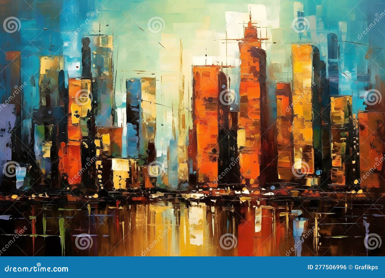 Abstract Background with Undefined Shapes and Colors. Stock ...