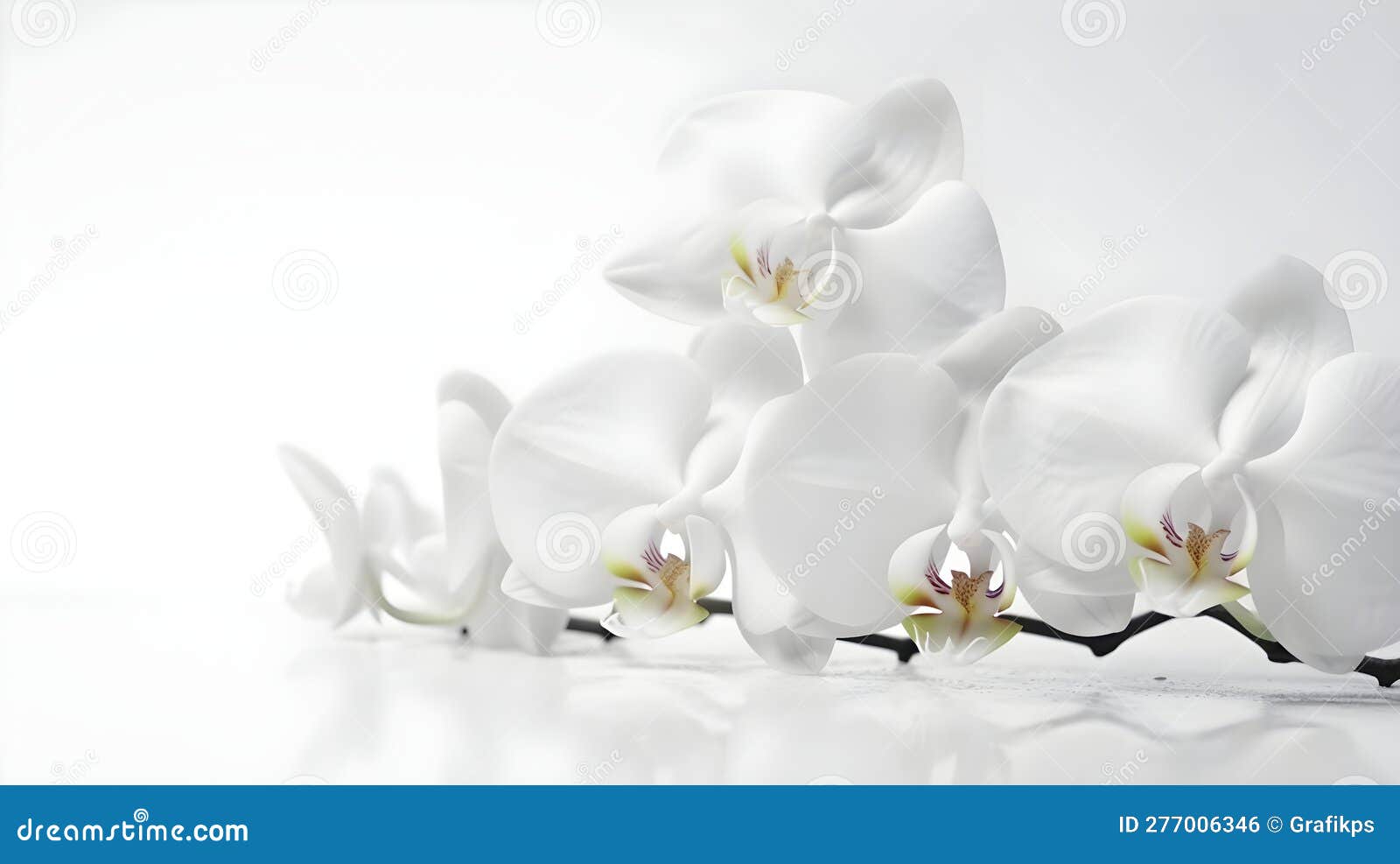 White Flowers on a White Background, Creating a Delicate and Subtle ...