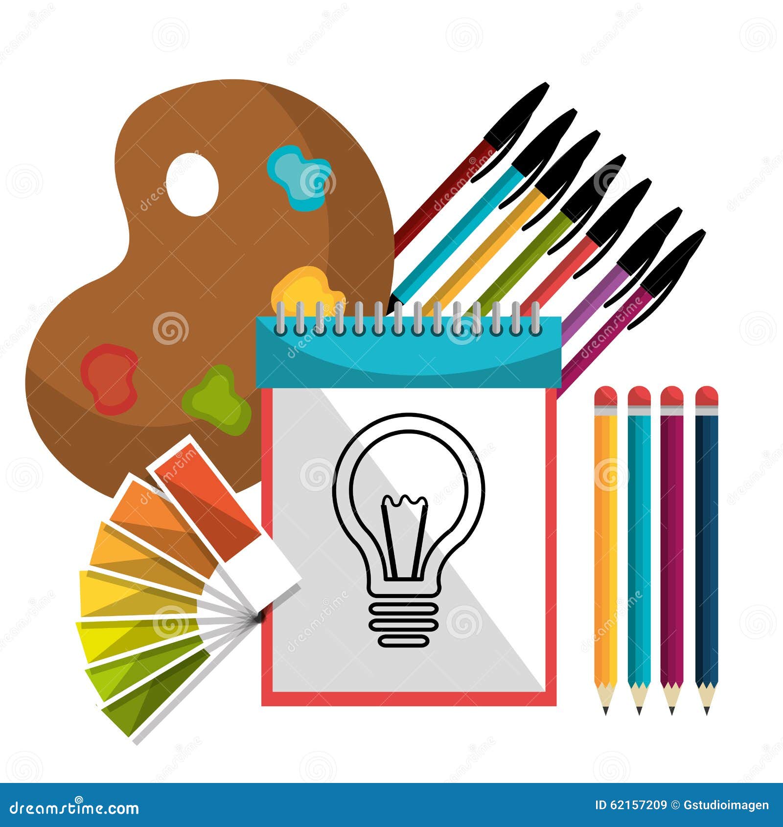 Graphic Design Art and Profession Theme Stock Illustration ...